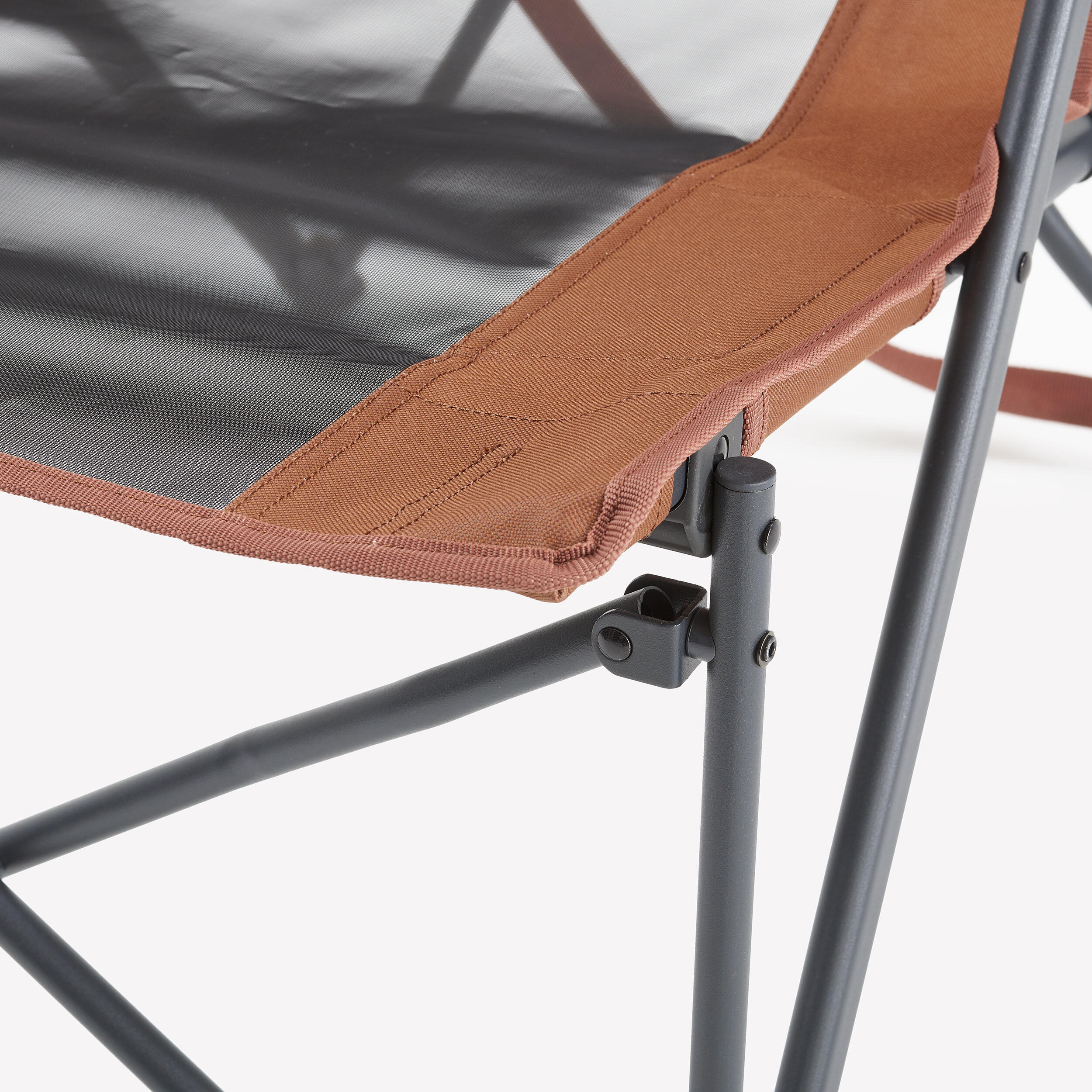 Chaise de camping pliante confortable - Brun Noisette, - - Quechua ...