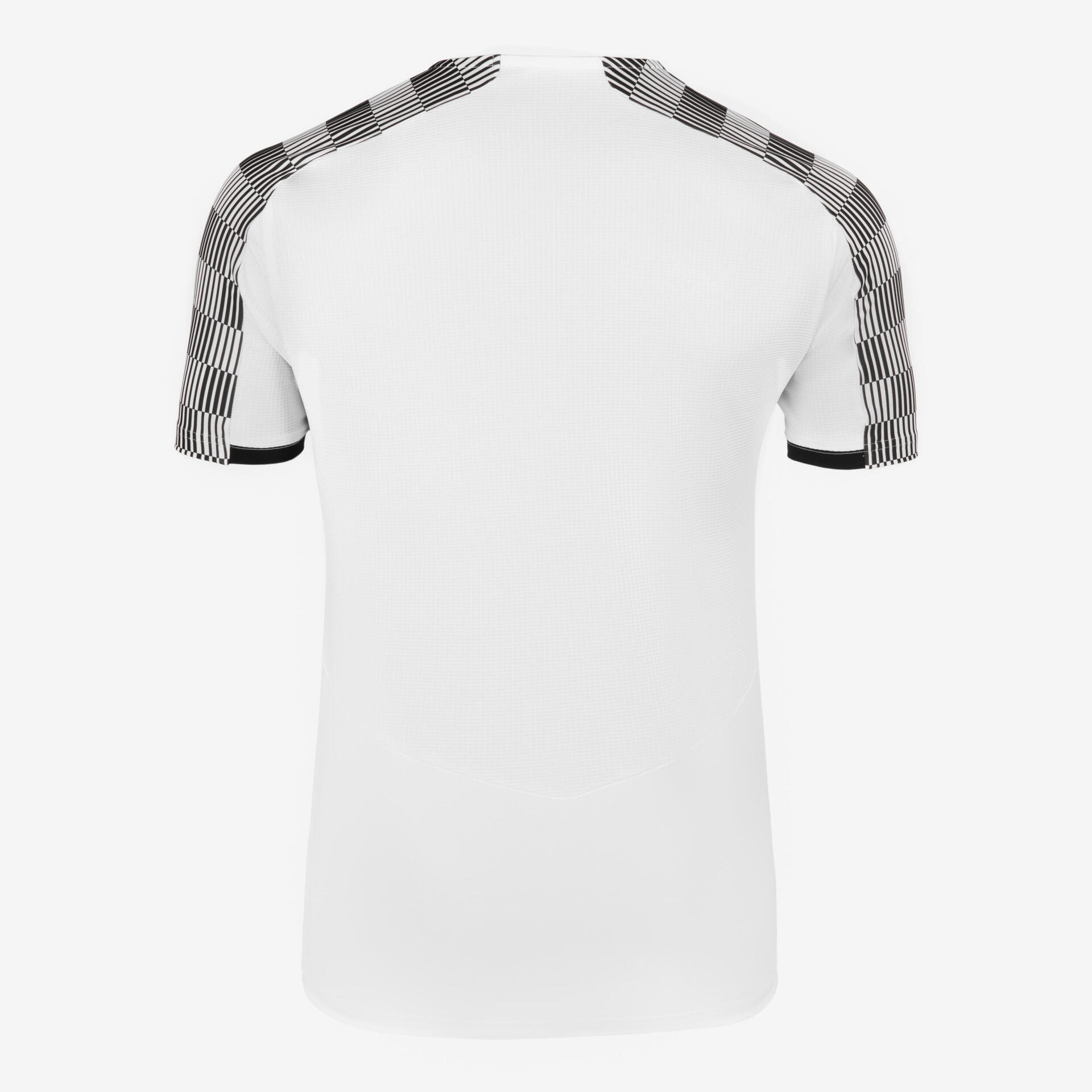 Short-Sleeved Football Shirt Viralto Checkerboard - White/Black Short-Sleeved Football Shirt Viralto Checkerboard - White/Black