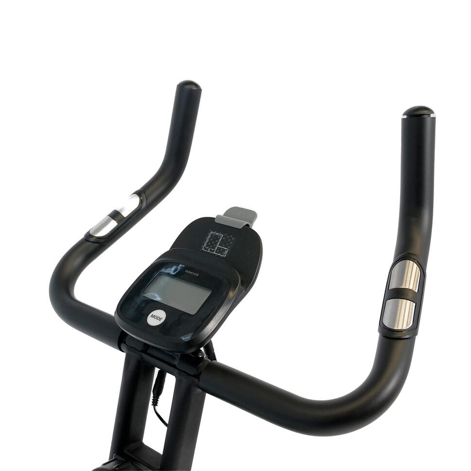 Vélo d'appartement domyos x-bike, pliable, compact et très silencieux ...