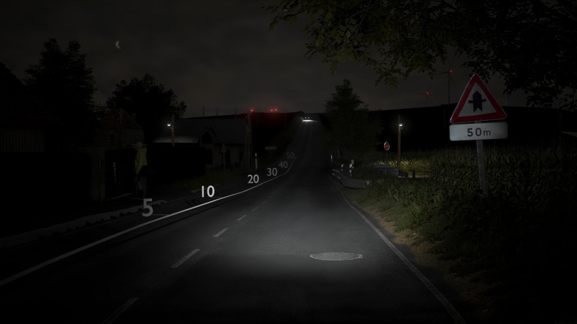 Running Chest Lamp Kiprun Run Light 250 - Black