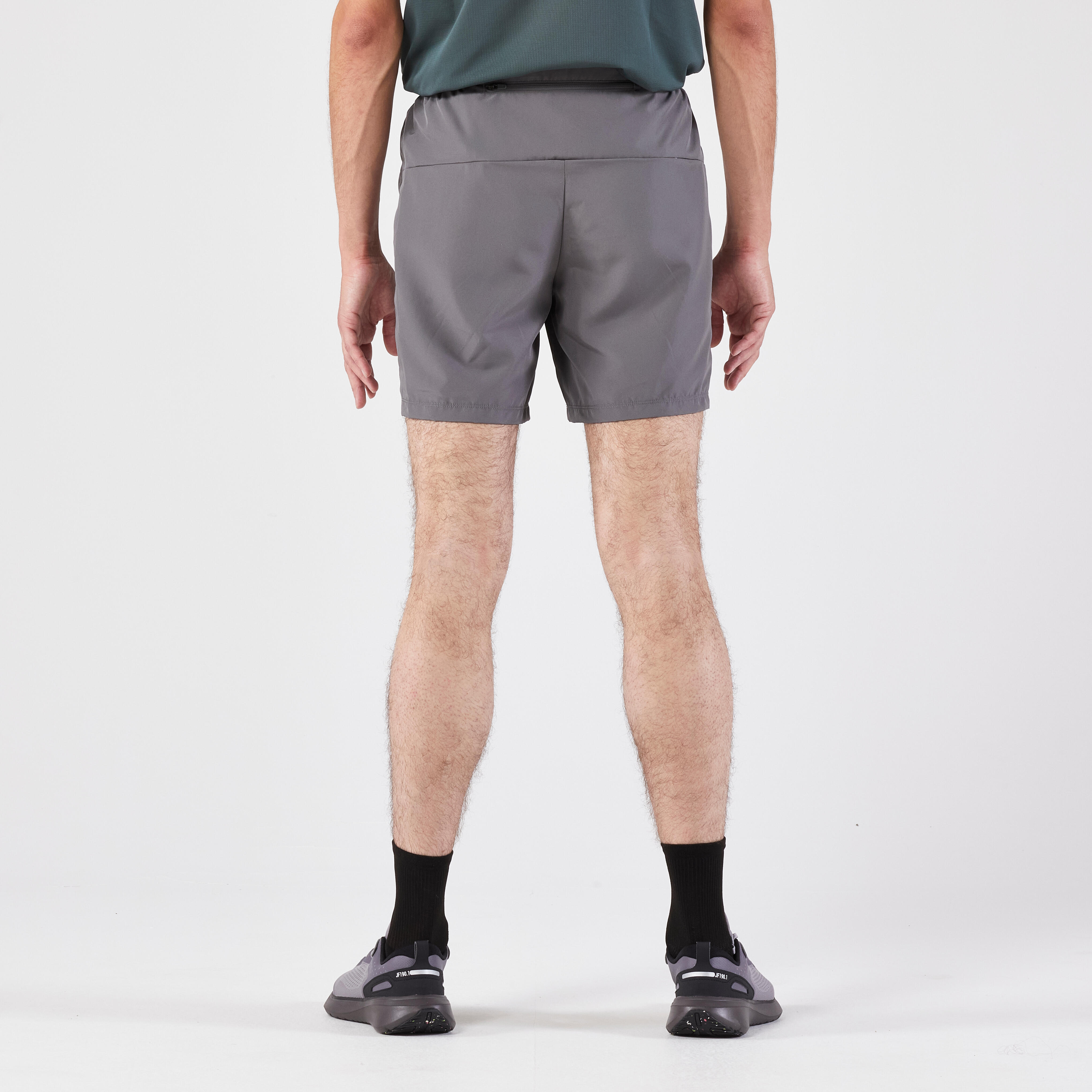 Men’s Running Shorts, Run 100 - Granite - Kalenji - Decathlon