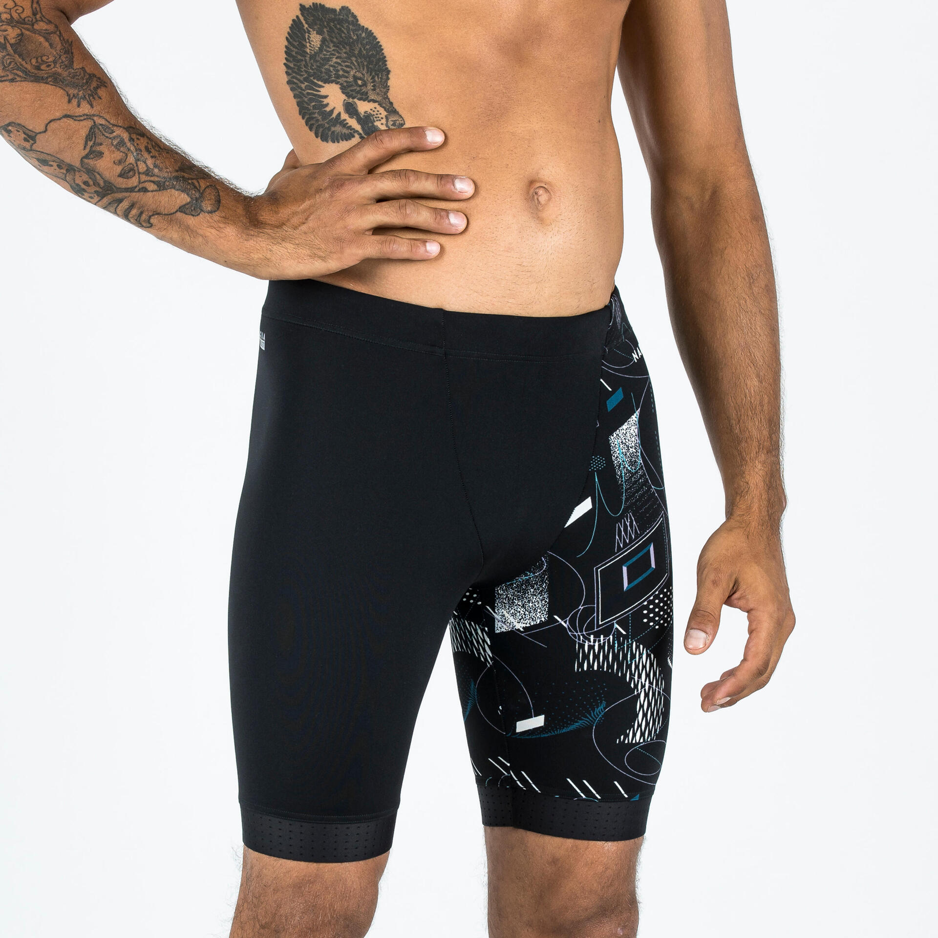 Men's Swimming JAMMER 500 FITI BLACK BASKETBALL