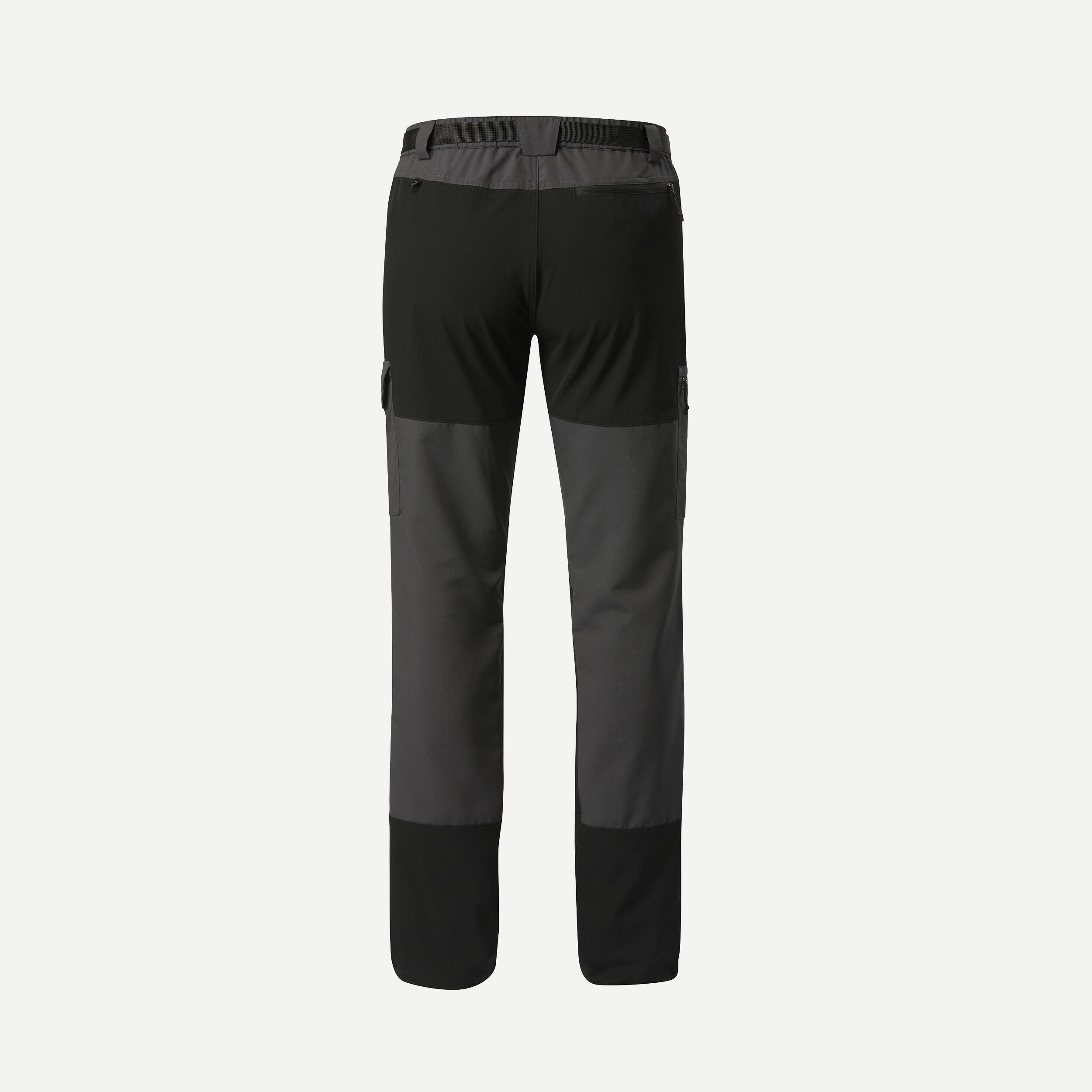 Men’s Hiking Pants - MT 500 - Carbon grey, black - Forclaz - Decathlon