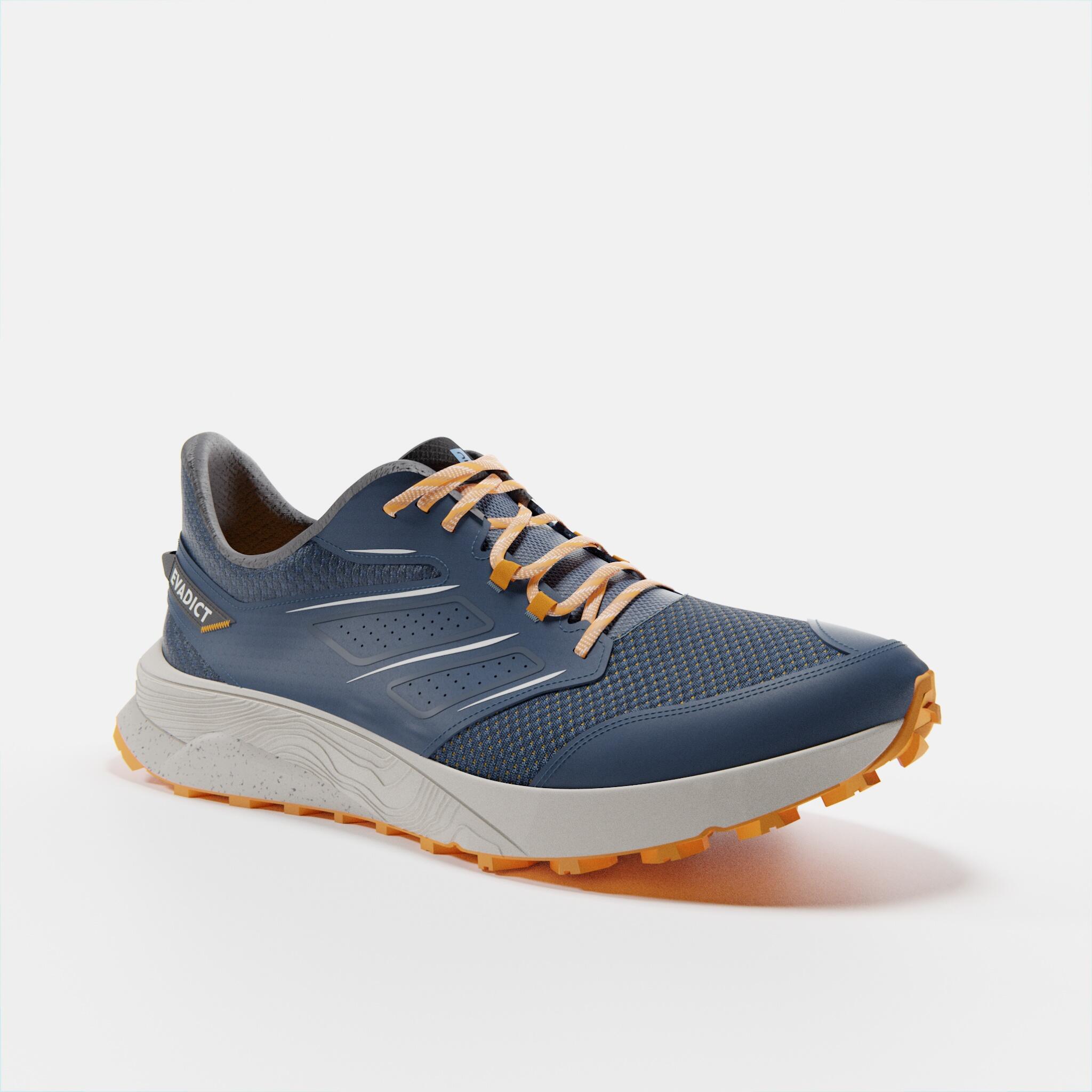 Men's Trail Running Shoes - Easytrail - Abyss blue, kumquat orange ...