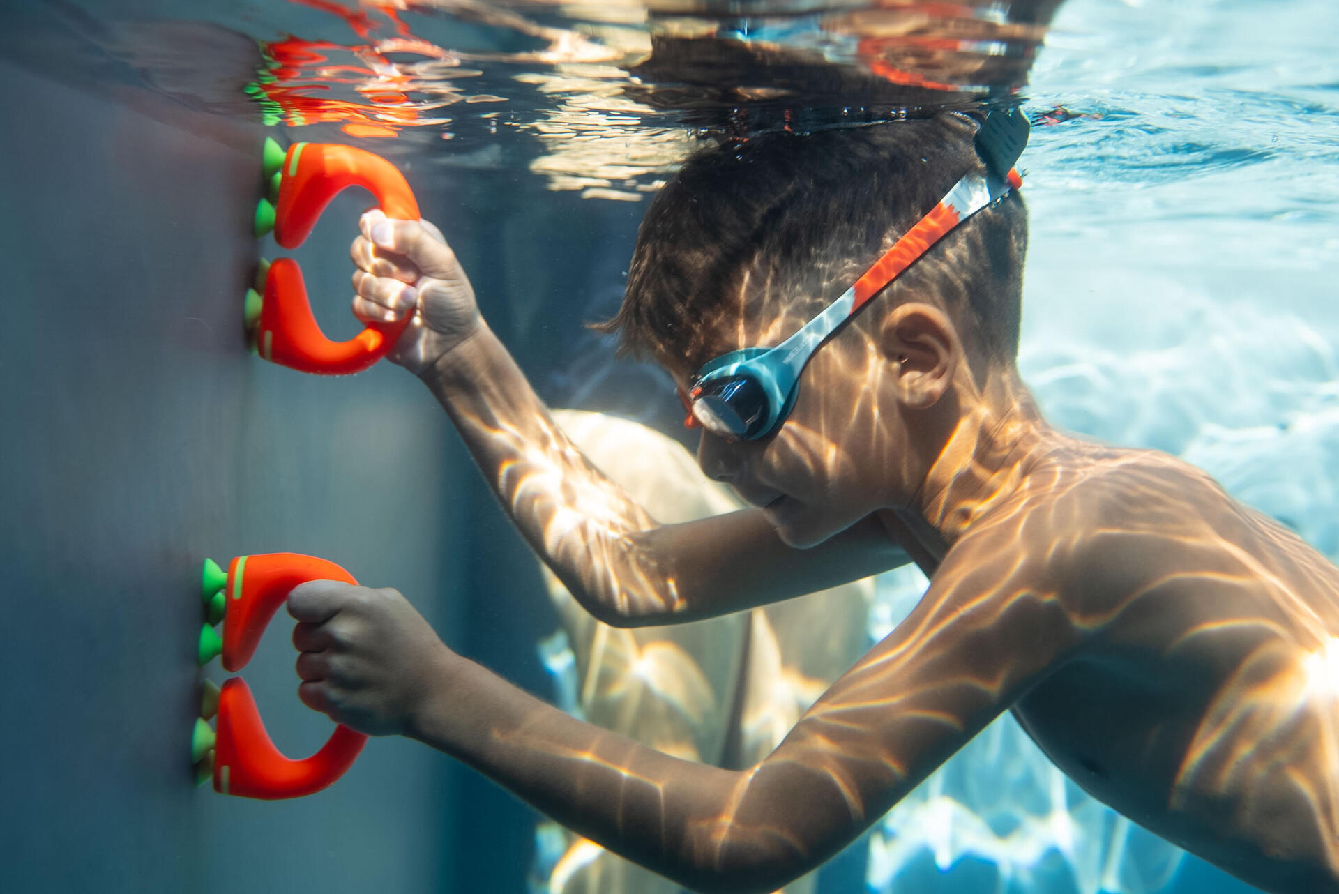 Swimming equipment, TICRAWL suction cup handles to learn how to swim ...