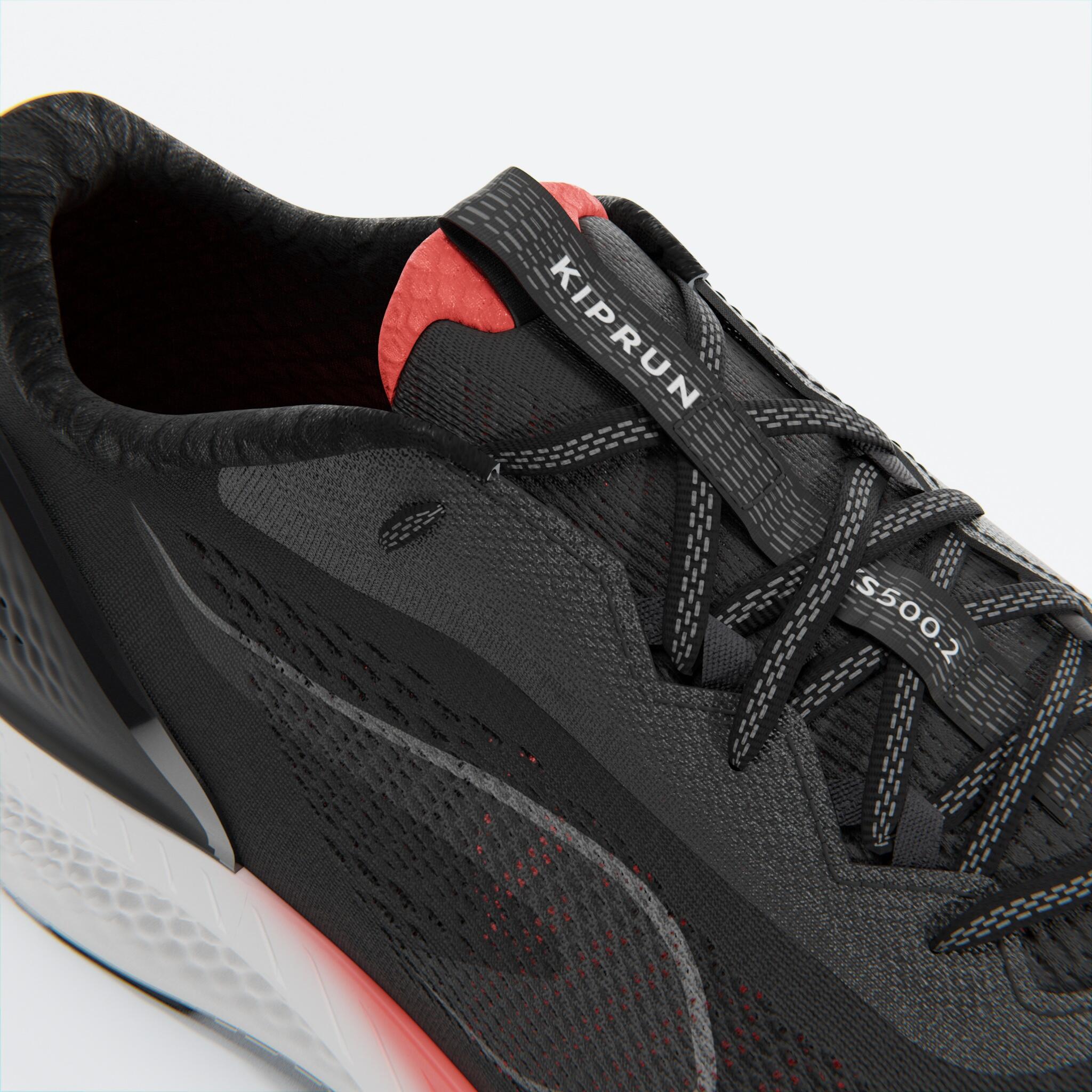 WOMEN'S KIPRUN KS 500 2 RUNNING SHOES - BLACK KIPRUN | Decathlon