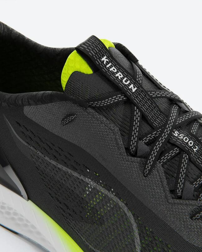 MEN'S KIPRUN KS500 2 RUNNING SHOES - BLACK/YELLOW KIPRUN | Decathlon