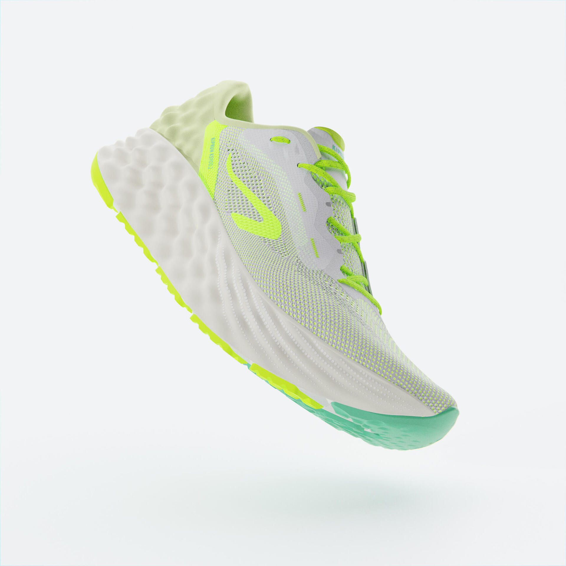 MEN'S KIPRUN KS 900 V2 RUNNING SHOES - YELLOW GREEN