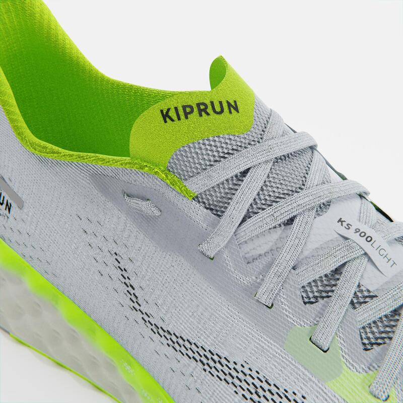 Men's KIPRUN KS900 Light running shoes - Grey/Yellow KIPRUN - Decathlon