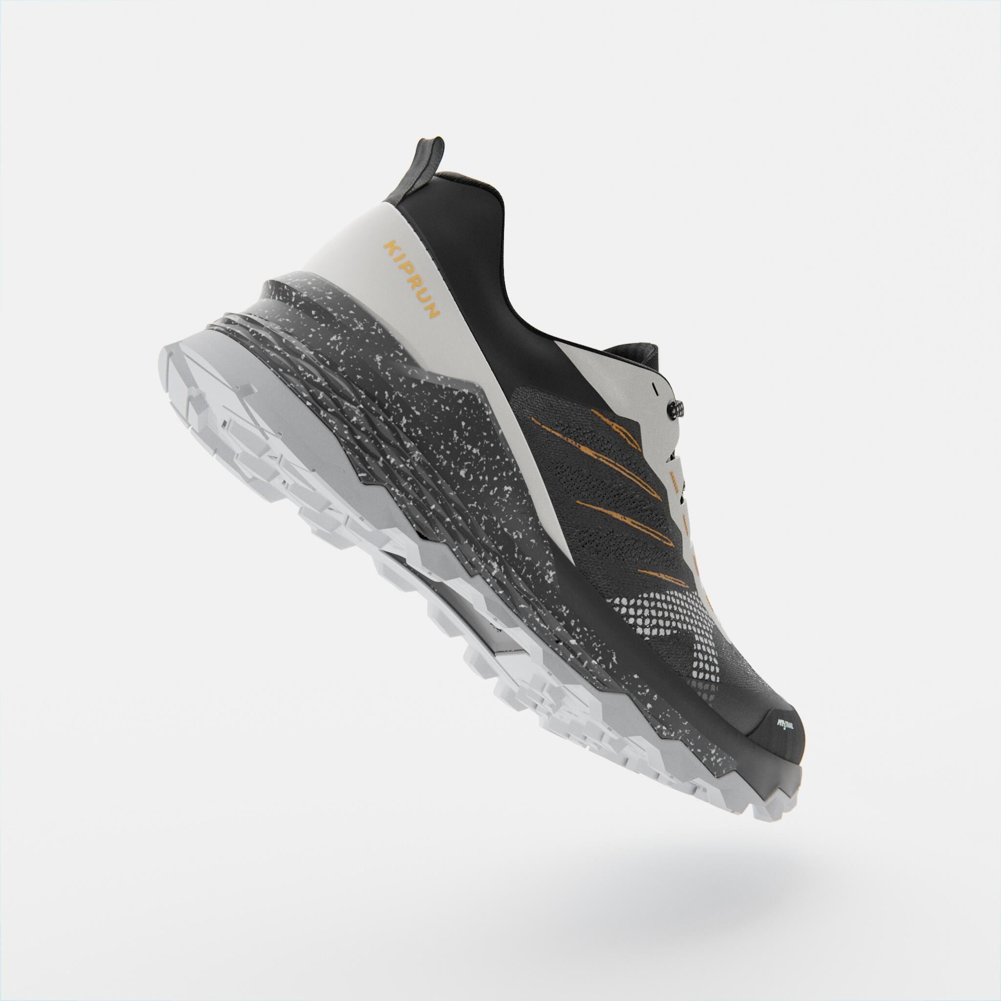 Men’s Trail Running Shoes – MT3 - smoked black, Magnolia - Kiprun ...