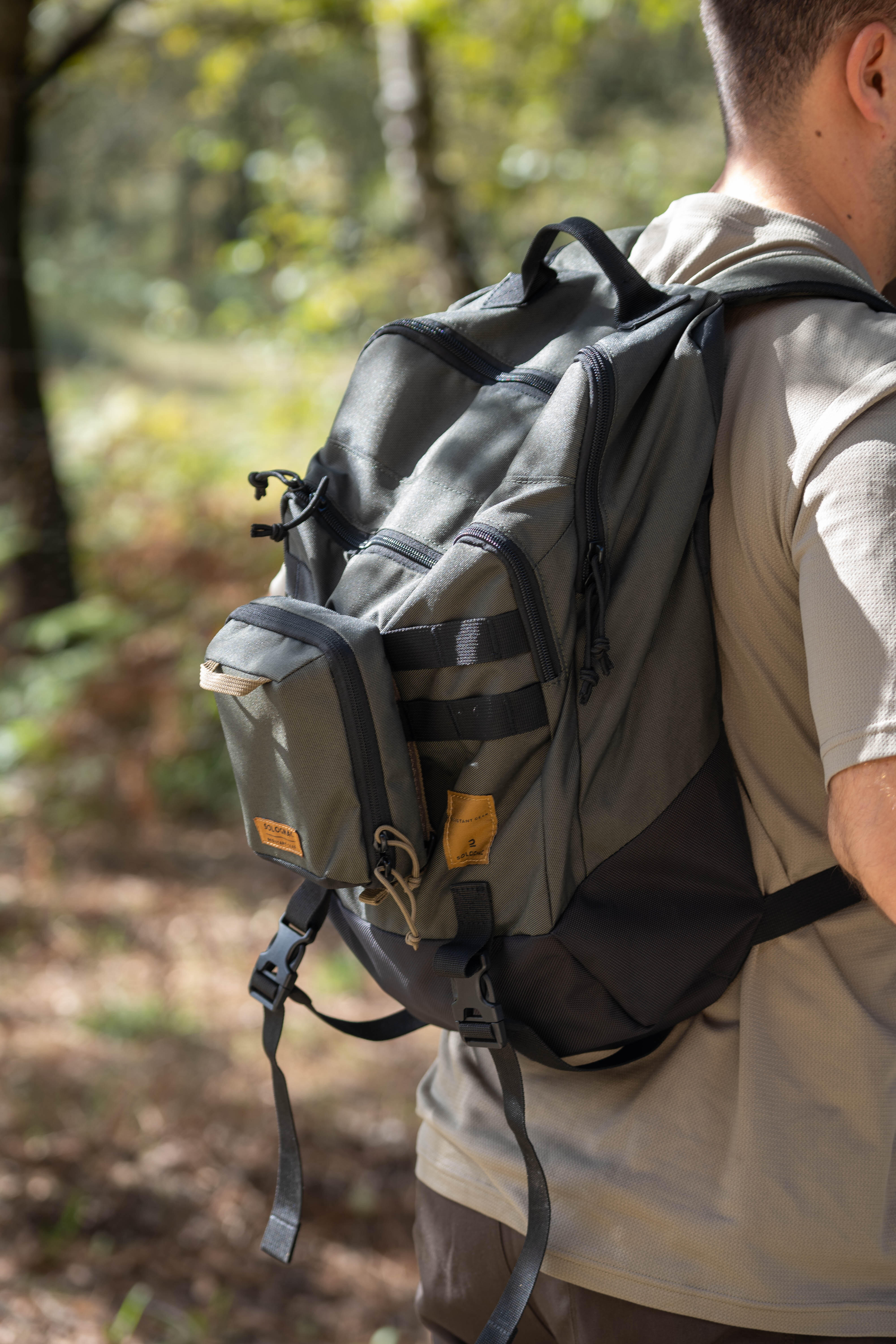 Vertical Pouch Molle EDC Size S - X-Access - Solognac - Decathlon