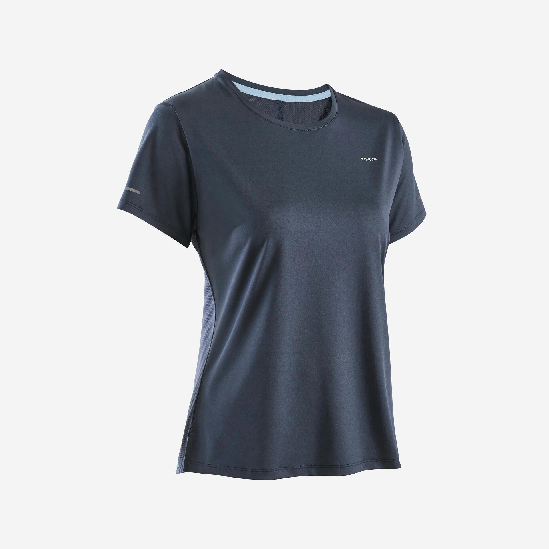 KIPRUN Run 500 Dry Women's Breathable Running T-shirt - Dark Blue