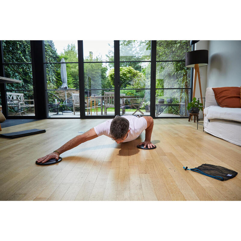 Gleitscheiben Krafttraining, auf allen Böden verwendbar 2er-Set | CORENGTH | Decathlon.ch