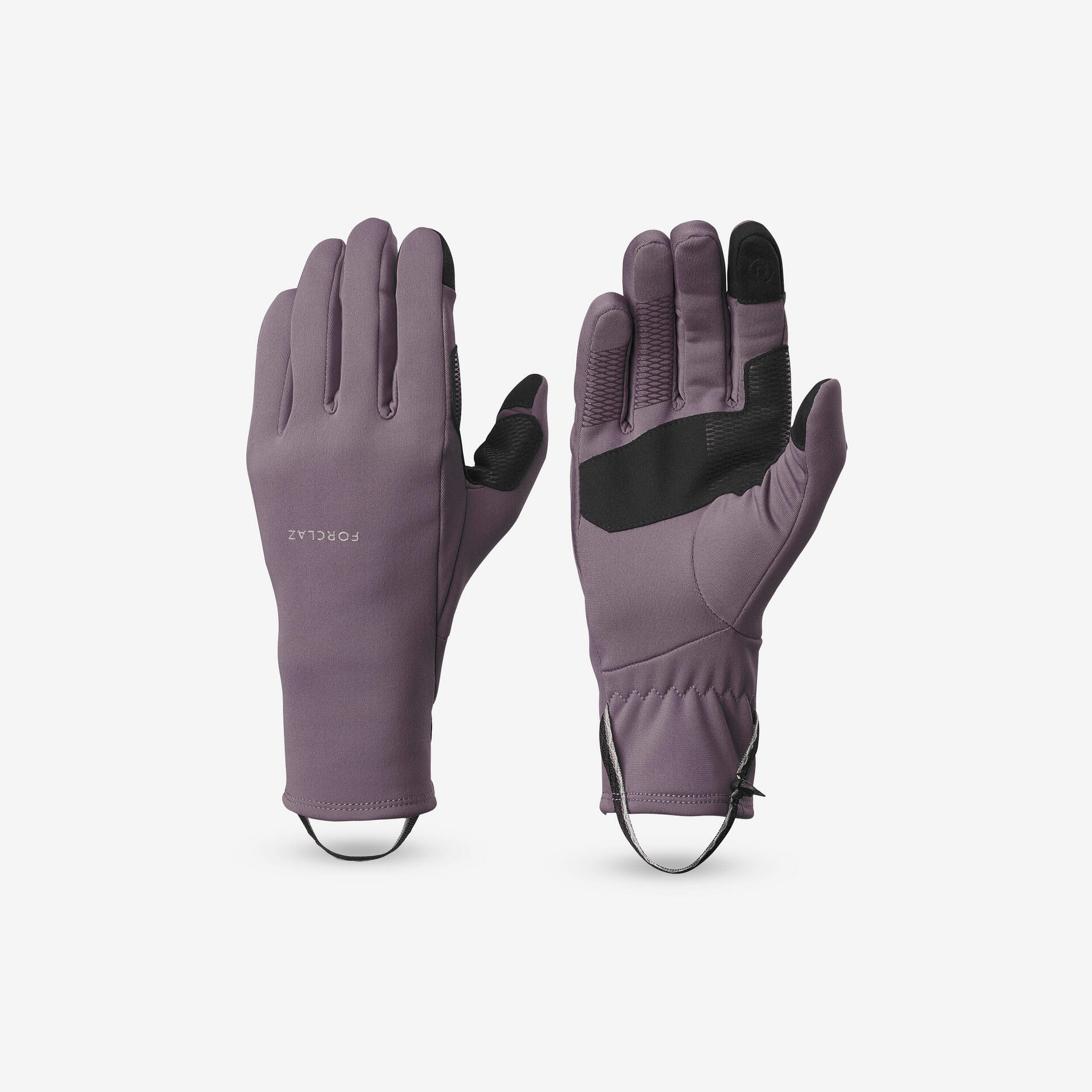 Adults’ trekking tactile stretch gloves, MT500 - Brown