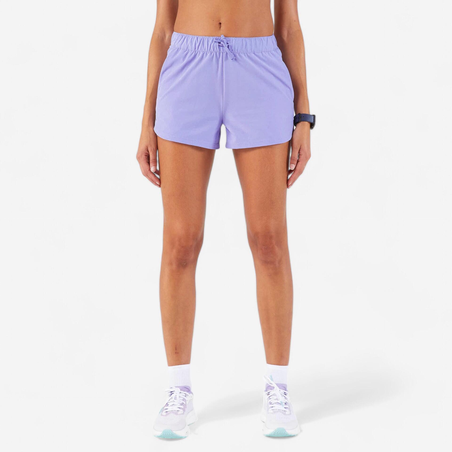 Women's Running Shorts Run 500 Dry - Purple