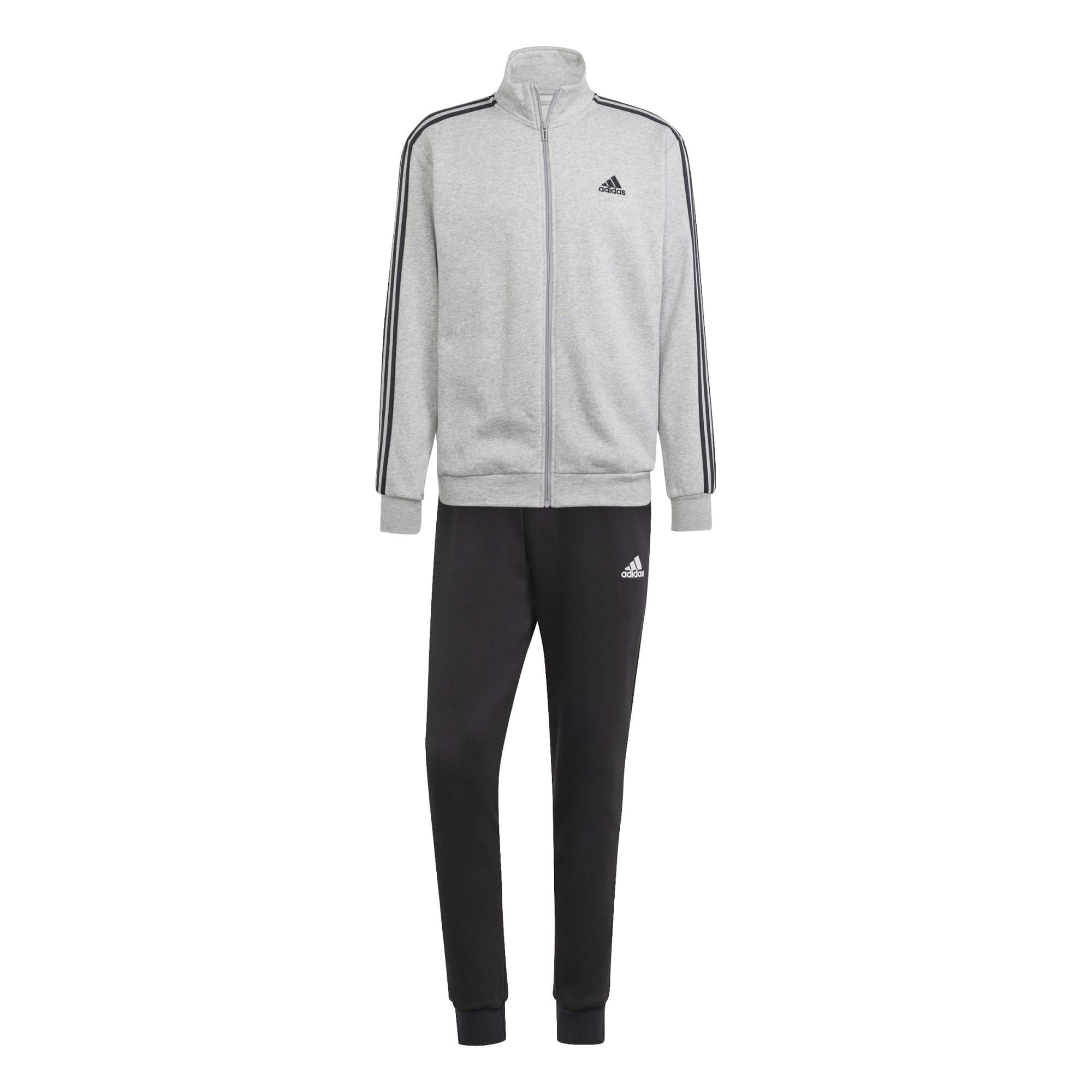Men's Low-Impact Fitness Tracksuit - Grey/Black | Decathlon