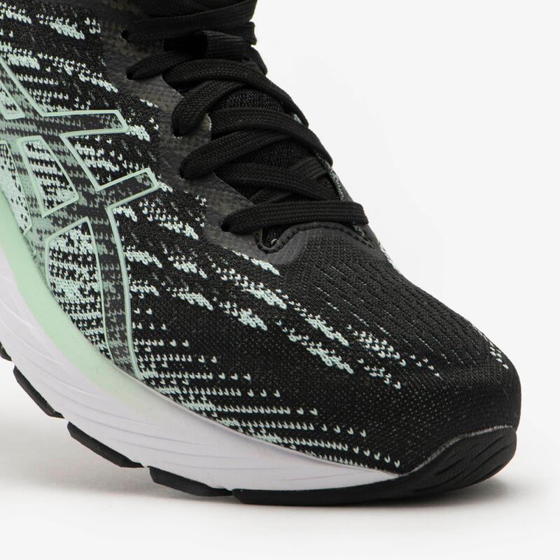 Laufschuhe Damen Asics - Gel-Stratus 3 schwarz/grün | ASICS | Decathlon.ch