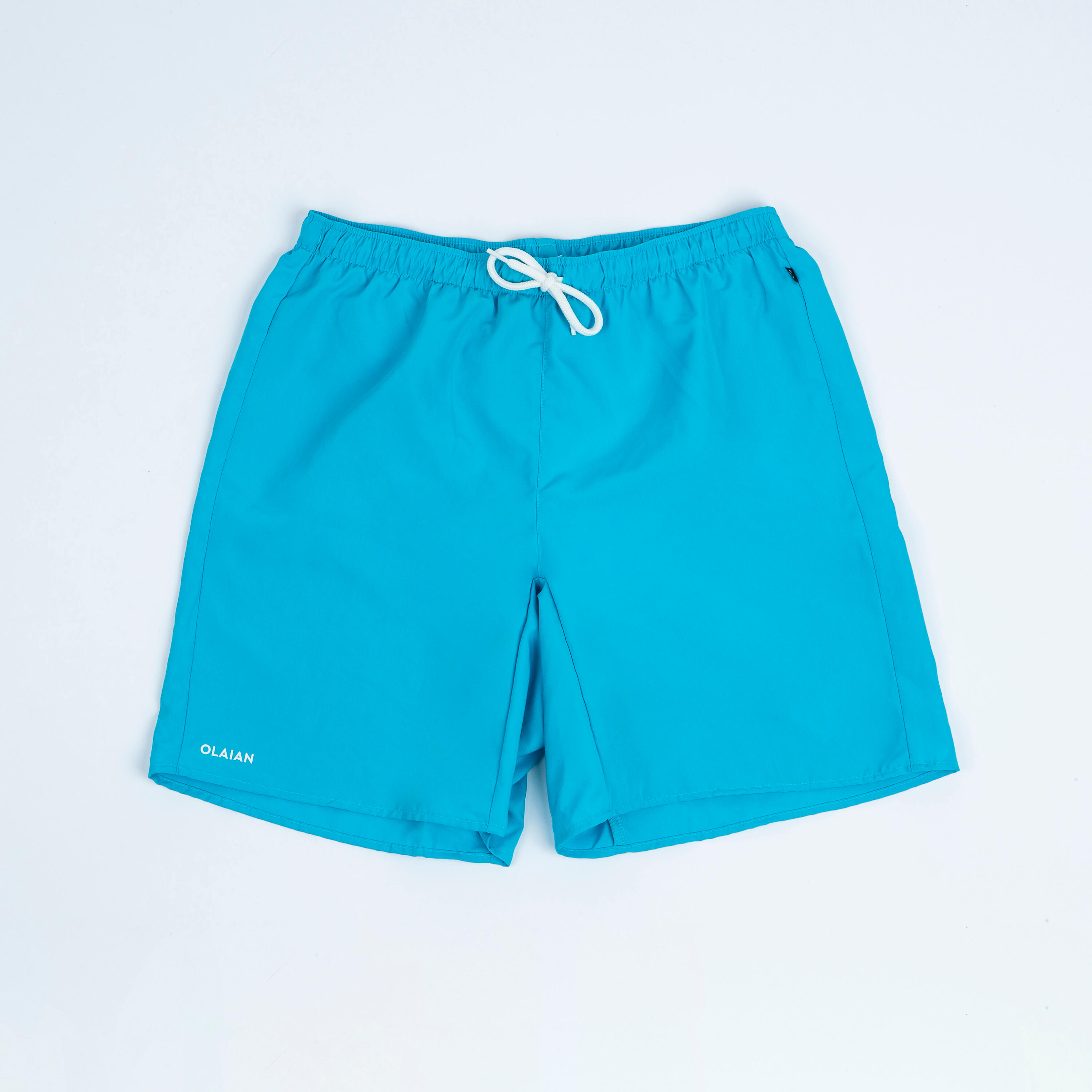 Boys’ Swim Shorts - Blue - Cyan blue, - - Olaian - Decathlon