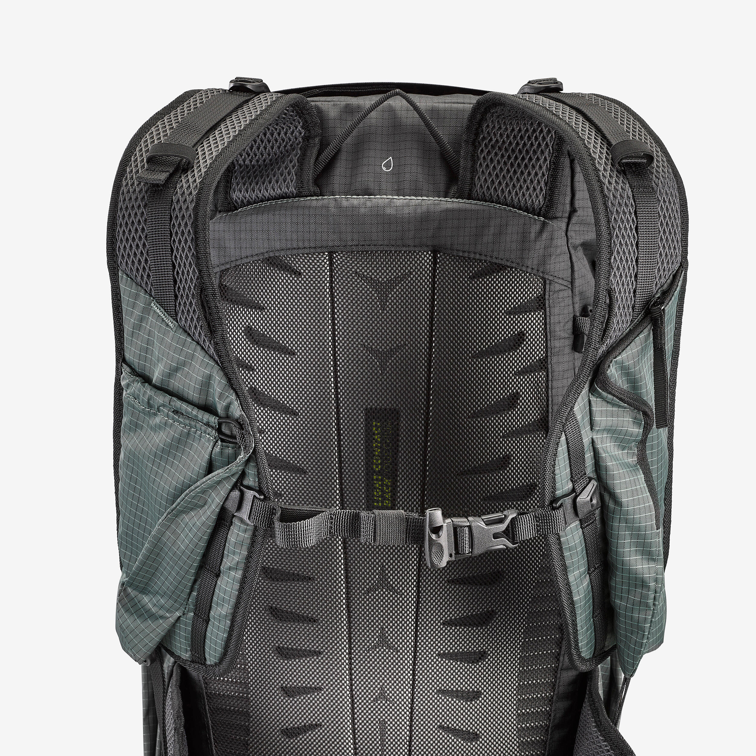 Hiking Backpack 22 L - MH 500 - Green, smoked black - Quechua - Decathlon