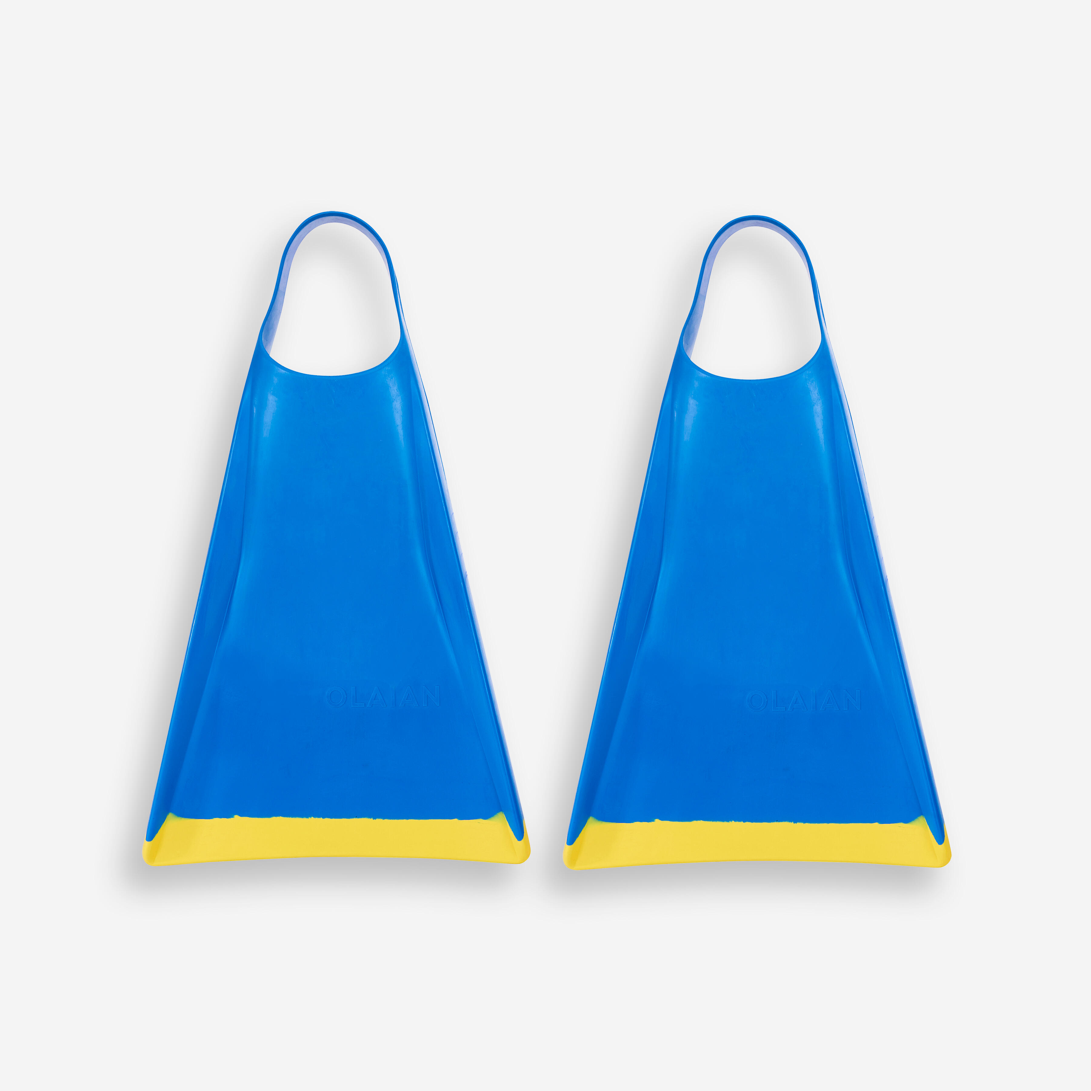 Bodyboarding Fins - 100 - Cyan blue, - - Radbug - Decathlon
