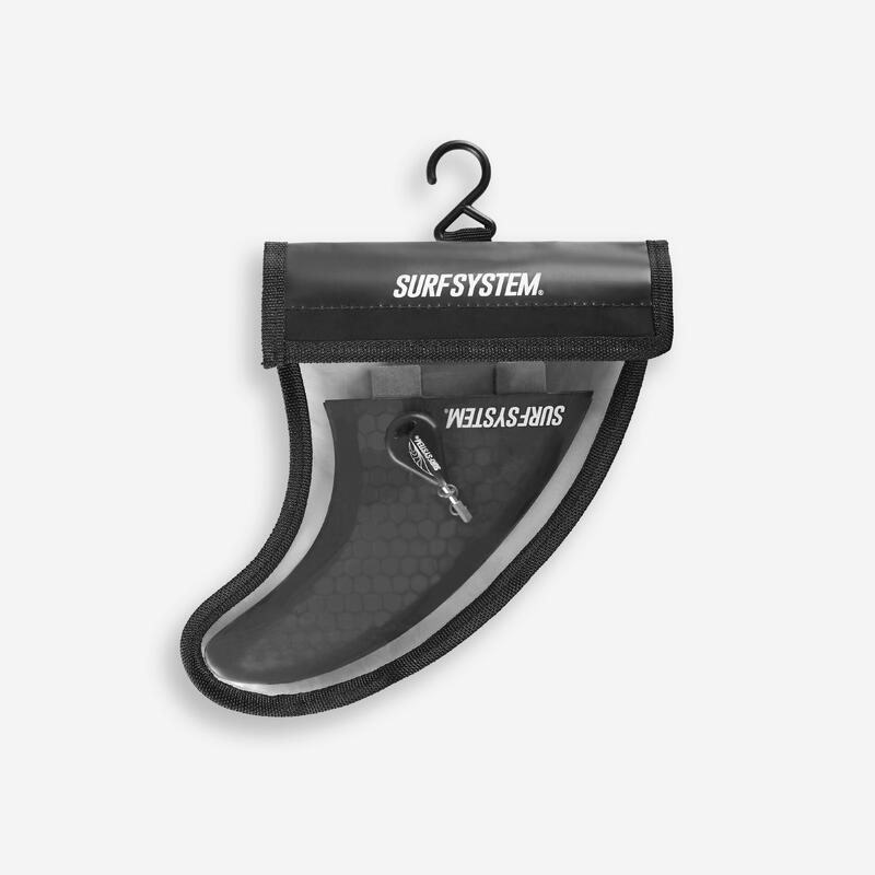 3 quilhas Fibre Surf FCS1 - Tamanho L preto SURFSYSTEM - Decathlon