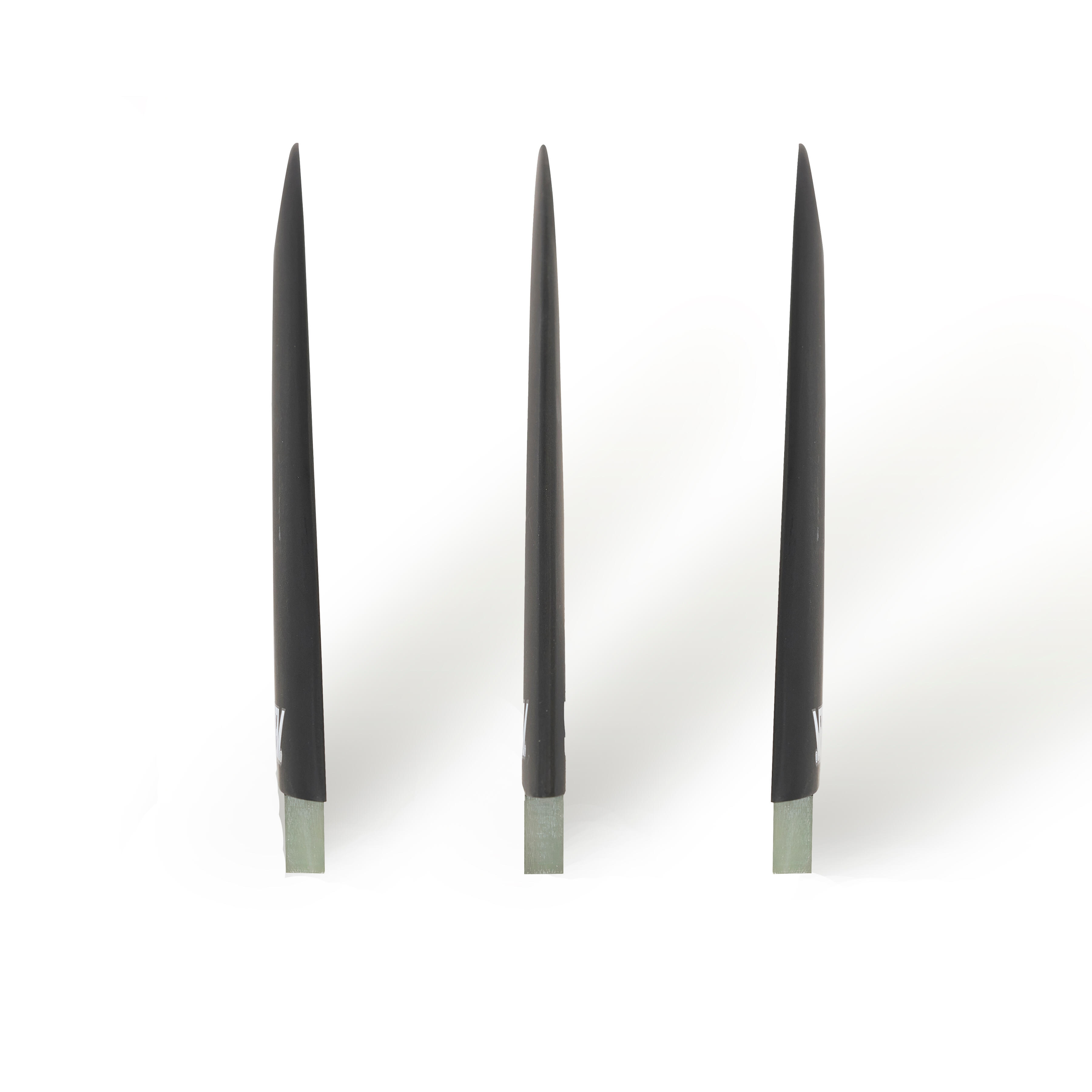 3 surfing FCS1 fibre fins - Size M black - Decathlon