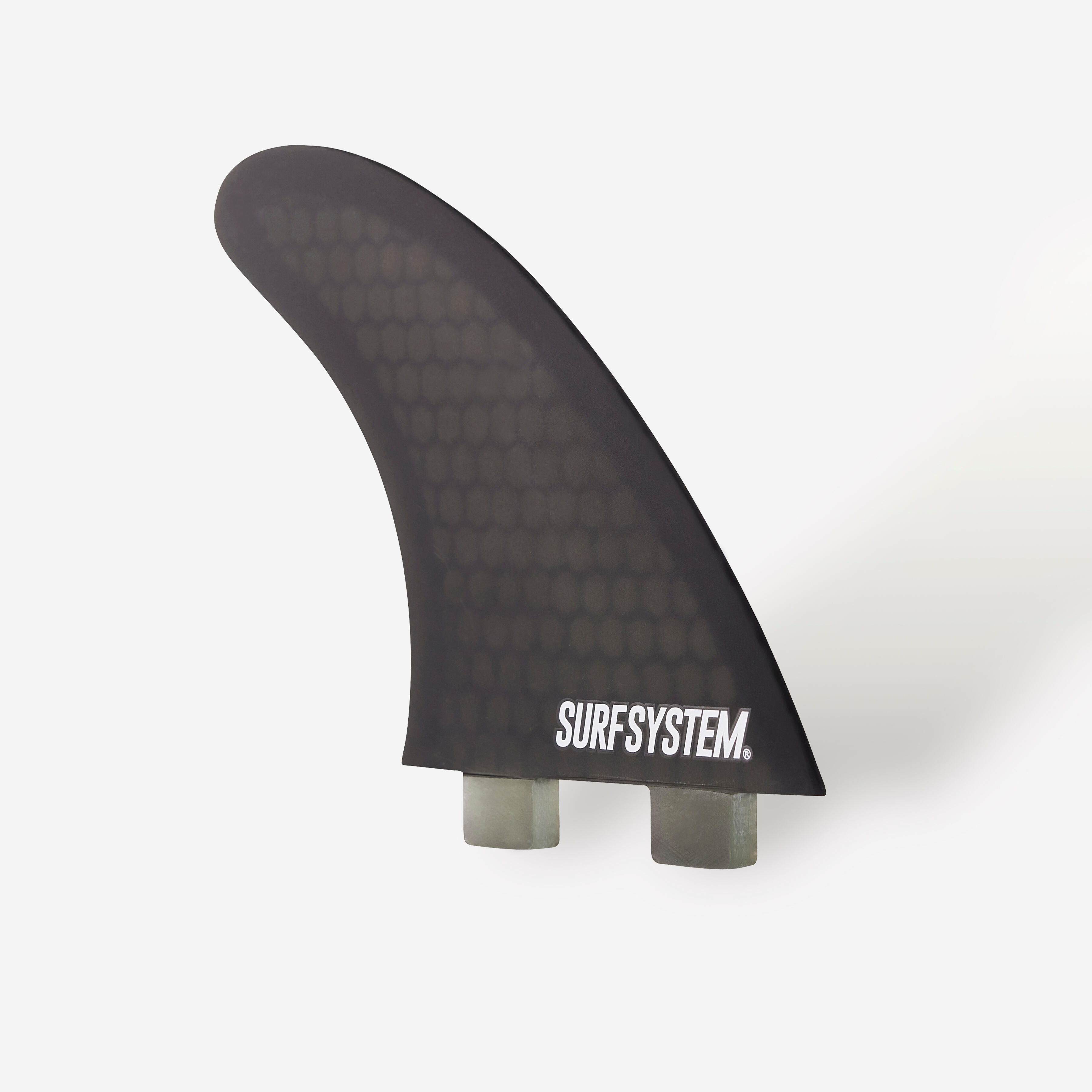 3 surfing FCS1 fibre fins - Size L black - Decathlon