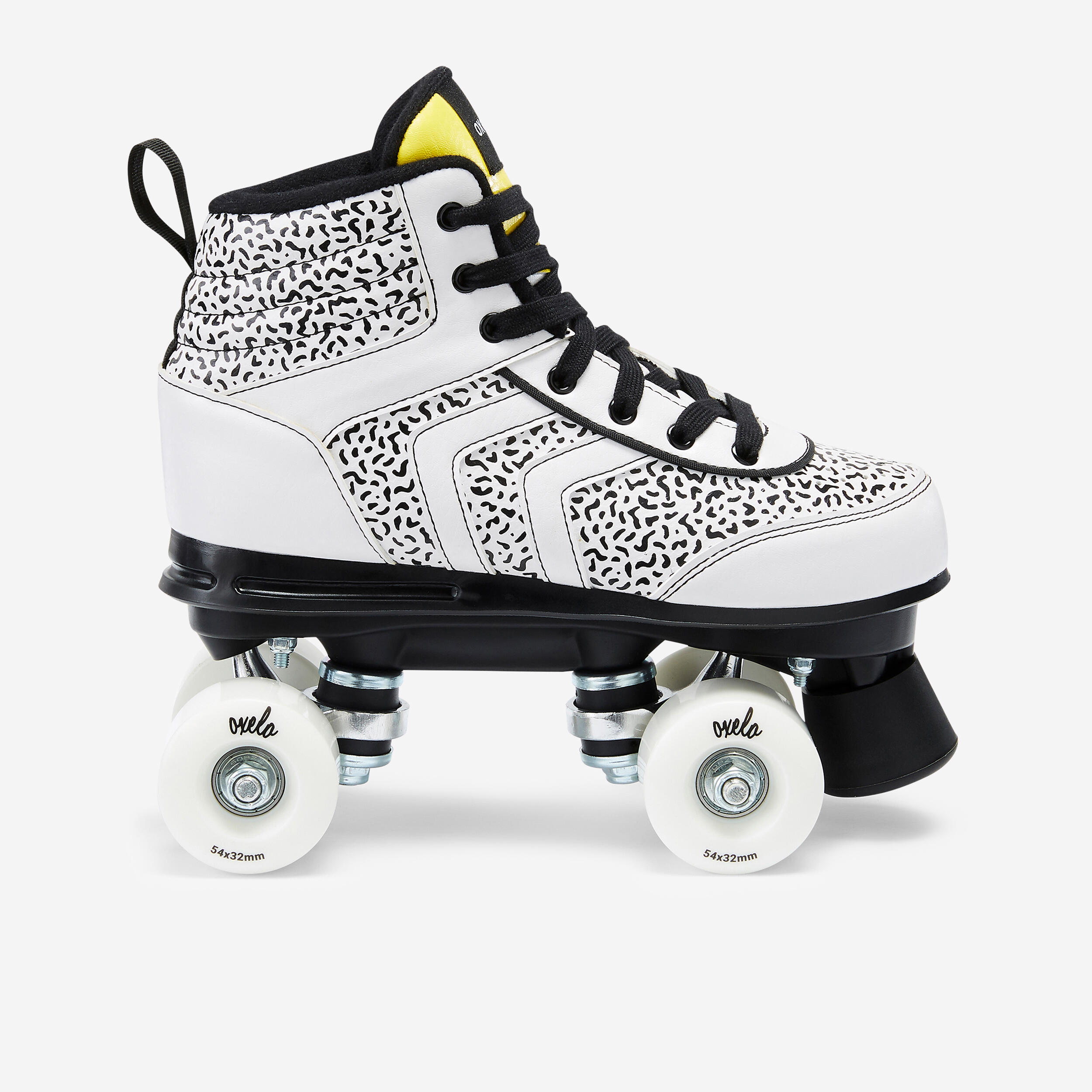 Kids' Roller Skates Quad 100 - White Memphis OXELO | Decathlon