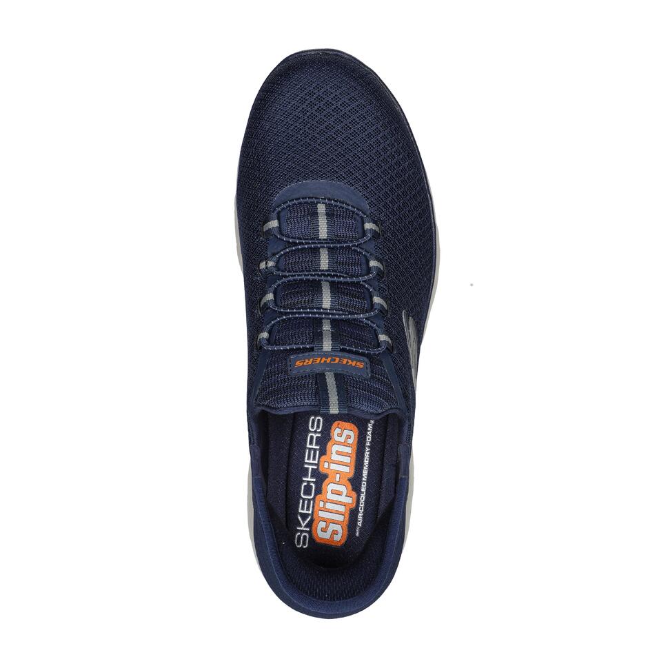 Baskets de marche homme, slip ins summits bleu navy SKECHERS | Decathlon