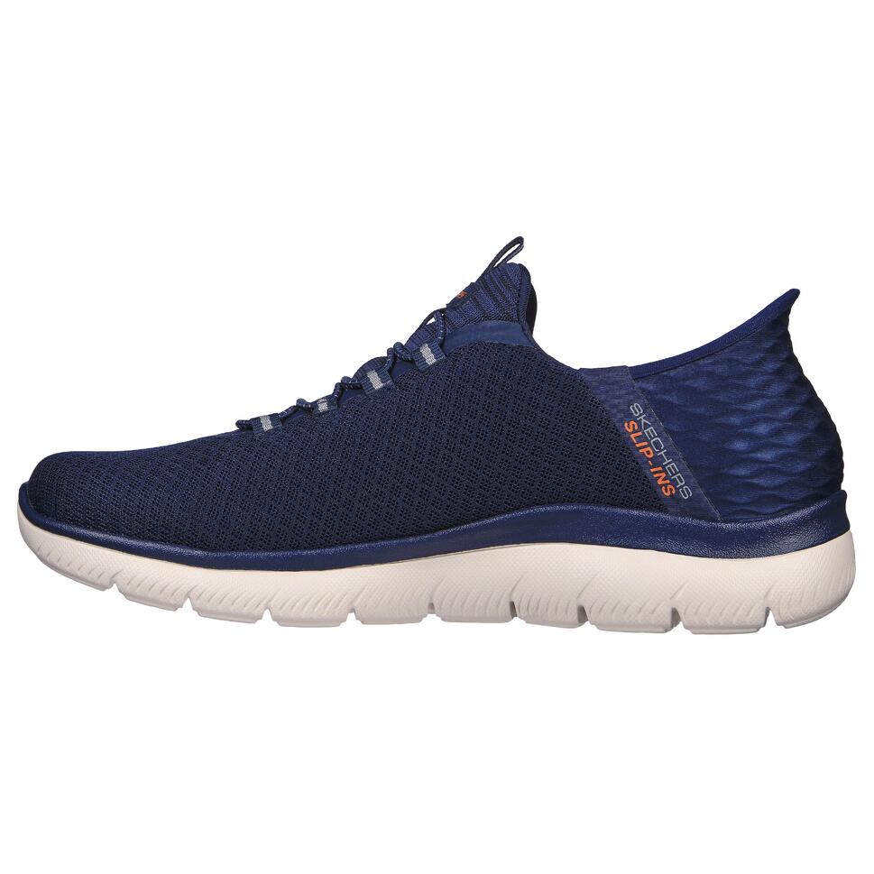 Baskets de marche homme, slip ins summits bleu navy SKECHERS | Decathlon