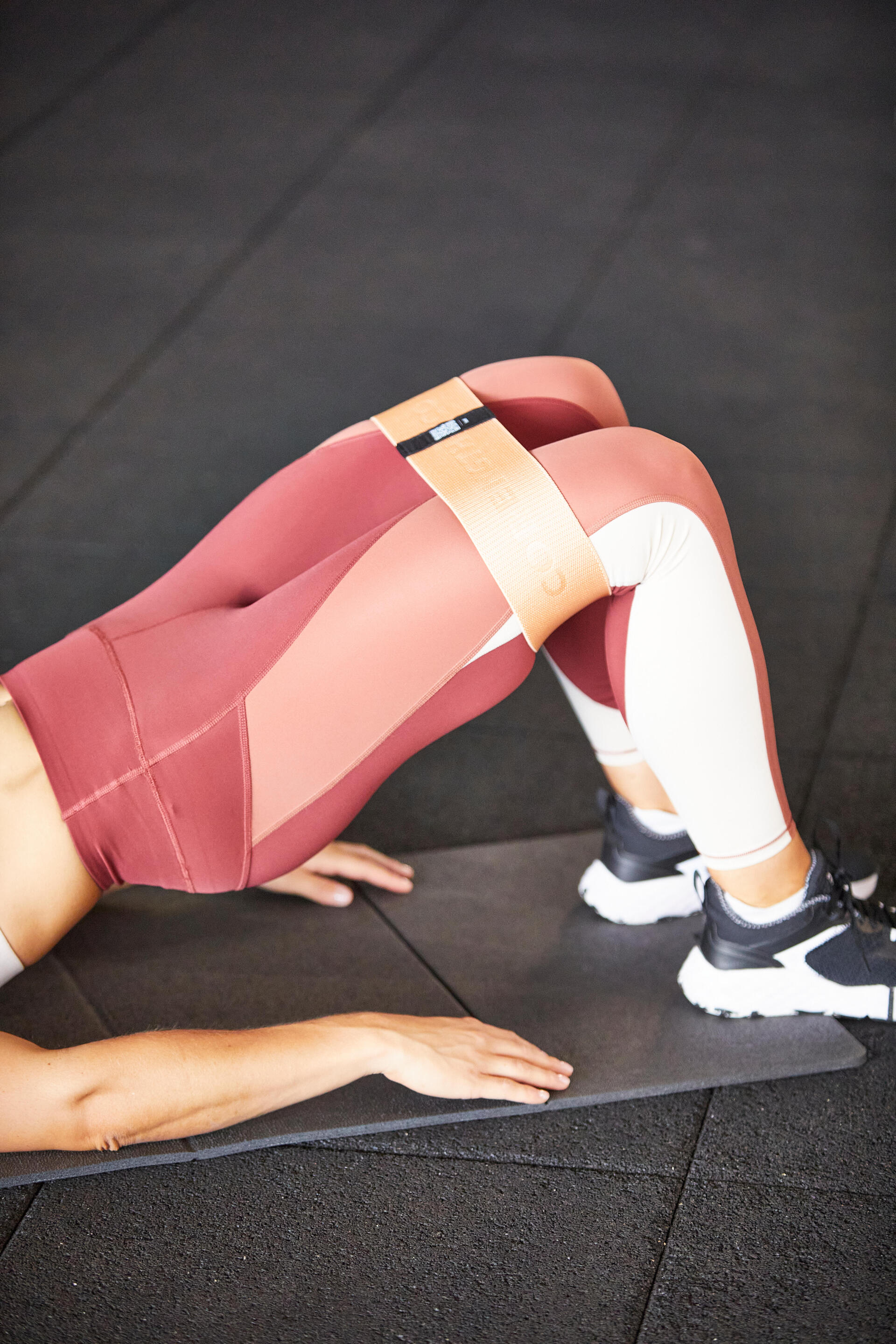 Fitness High-Resistance Fabric Glute Band - Orange