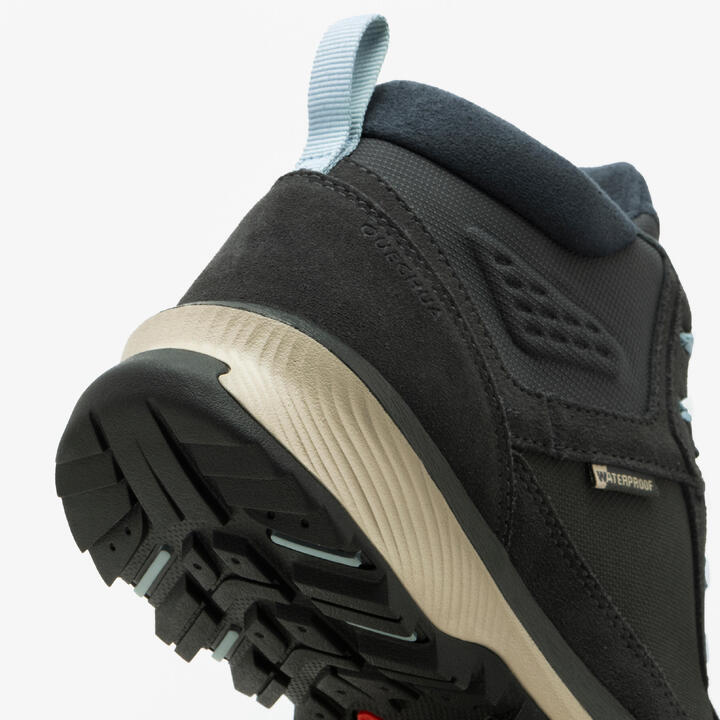 Wandelschoenen voor dames NH500 MID LEER WP | QUECHUA | Decathlon.nl