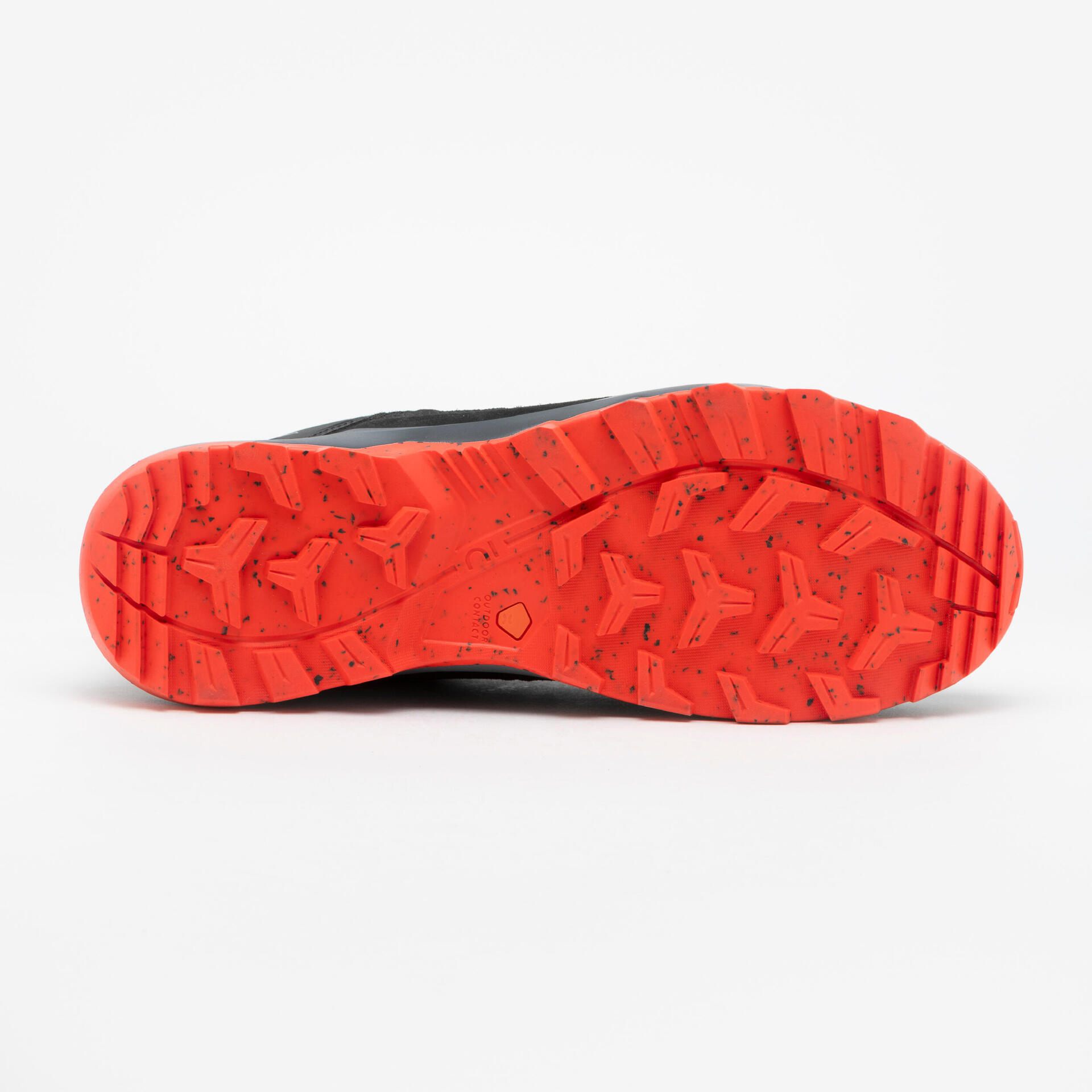 Sepatu Hiking Pria Waterproof MH500 - Hitam Oranye