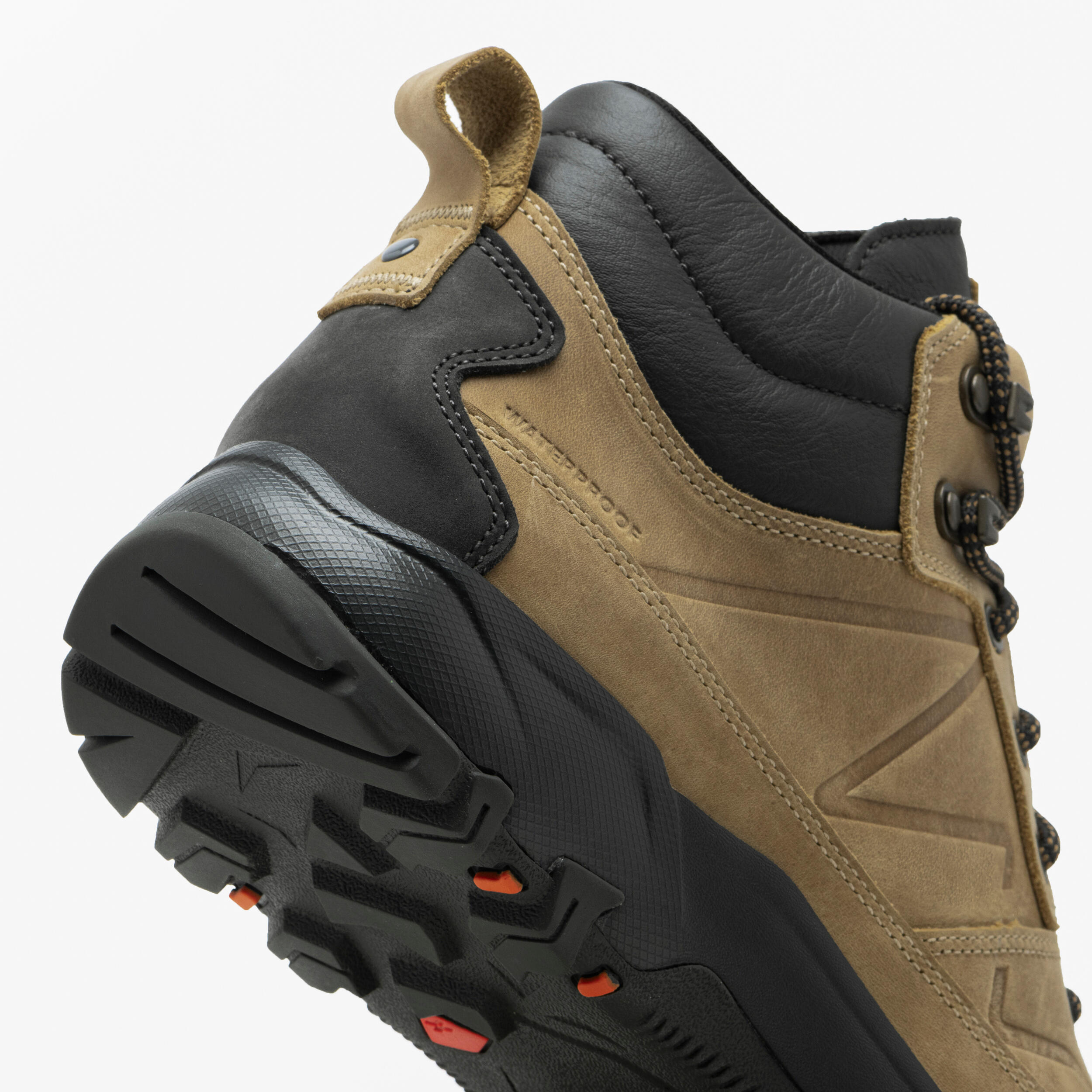 Botas impermeables de senderismo para Hombre en cuero Quechua NH500 ...