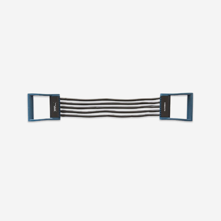 Extenseur de musculation réglable de 5 à 25kg - noir et bleu CORENGTH ...