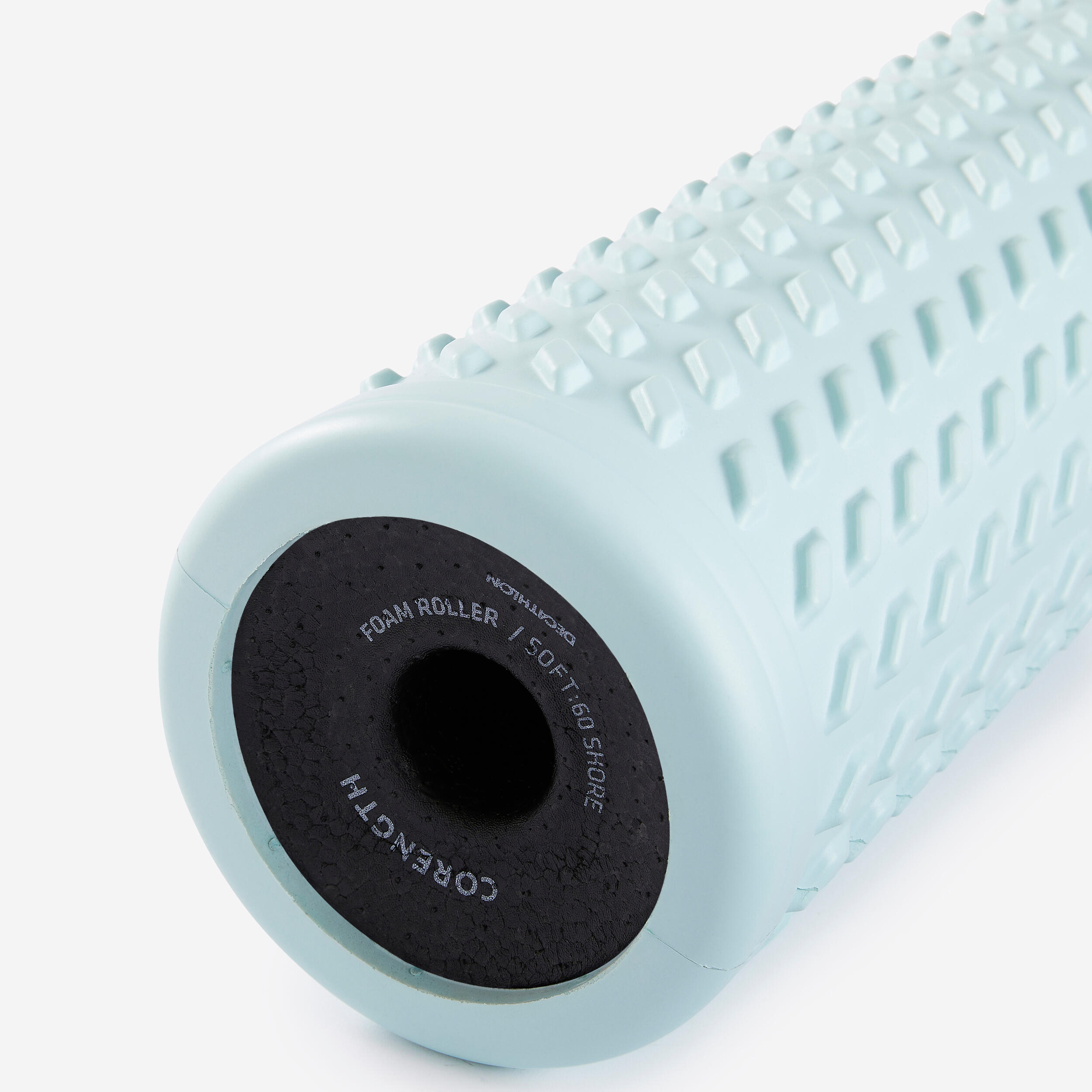 Fitness Soft Foam Massage Roller - Light jade - Corength - Decathlon