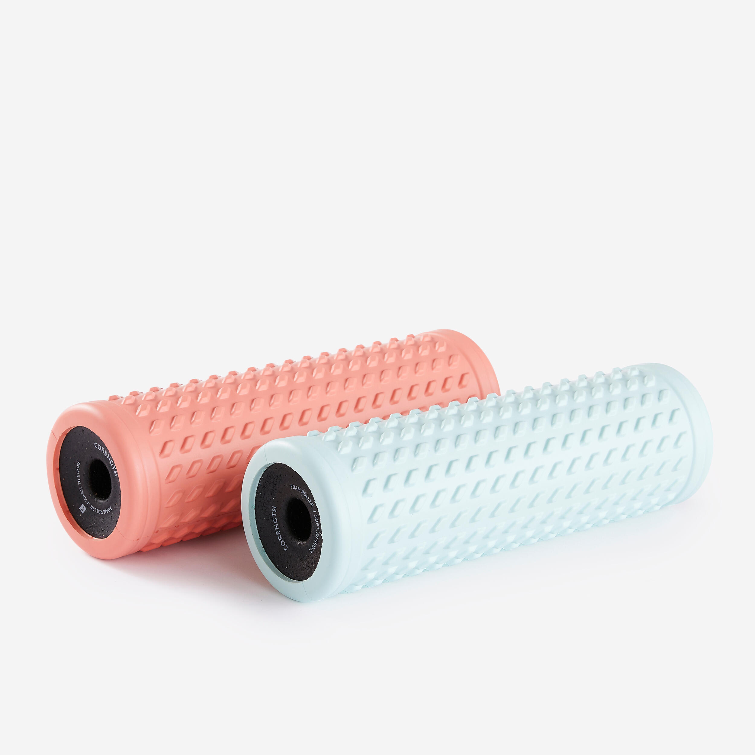 Fitness Soft Foam Massage Roller Light Jade Corength Decathlon