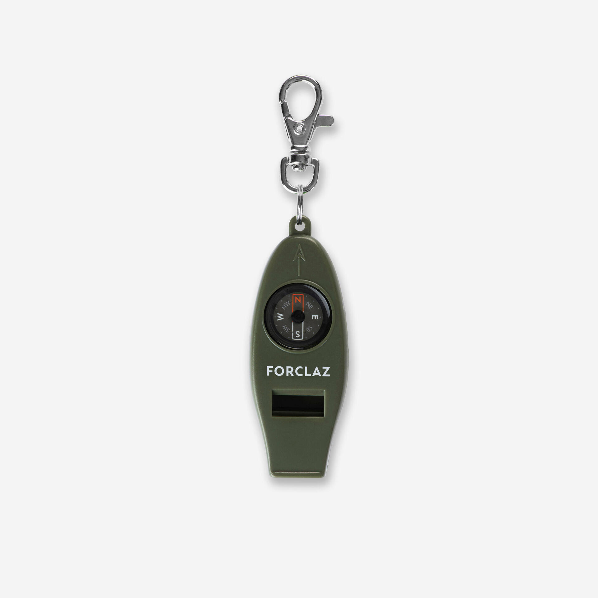 50 Multi Purpose Whistle And Orienteering Compass Khaki