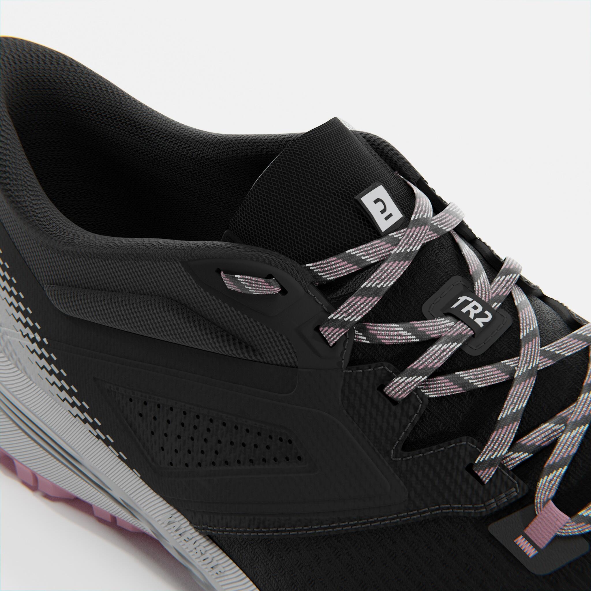 Women's Trail Running Shoes – TR2 - Carbon grey, Old pink - Kiprun ...