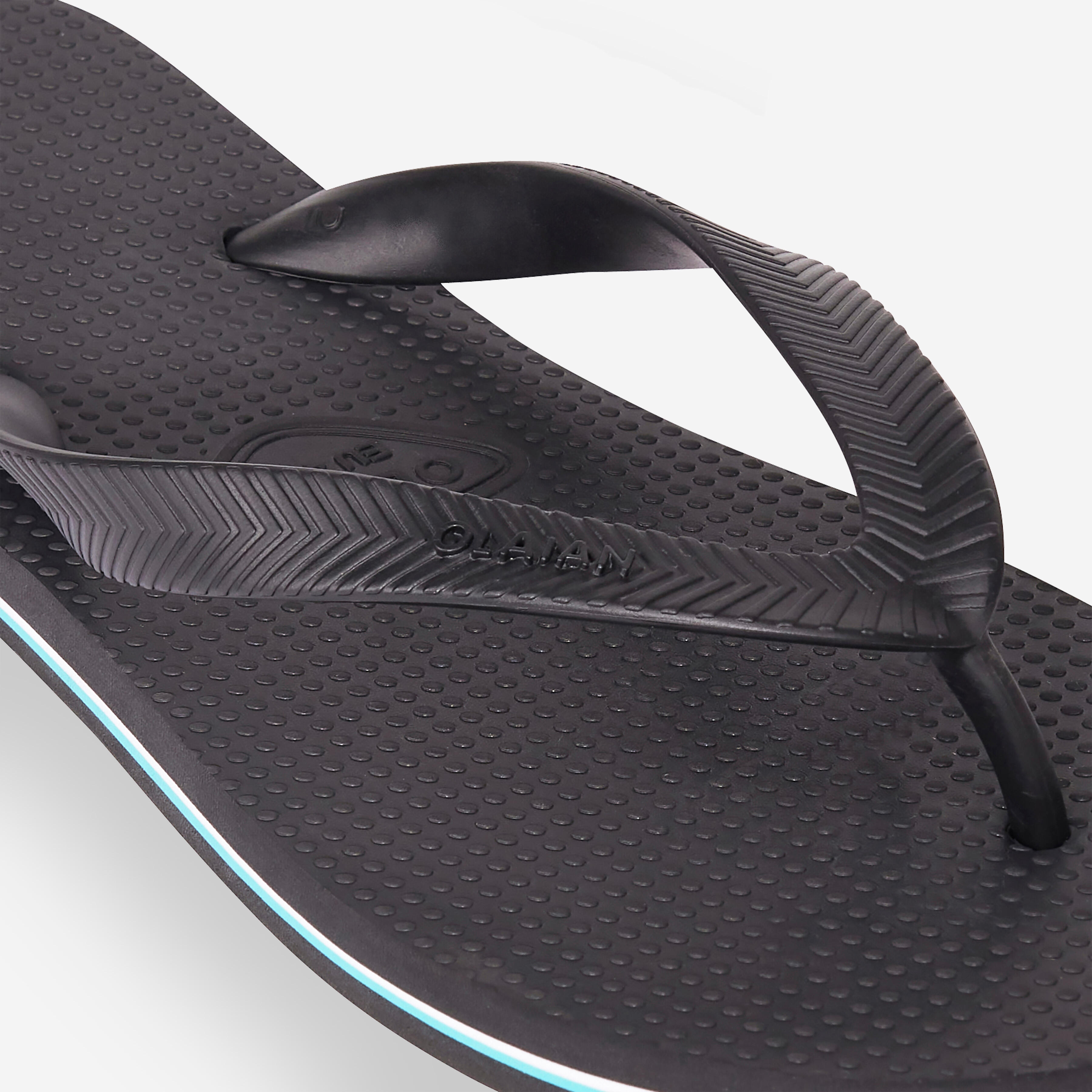 Chanclas negras para hombre 500 - Decathlon