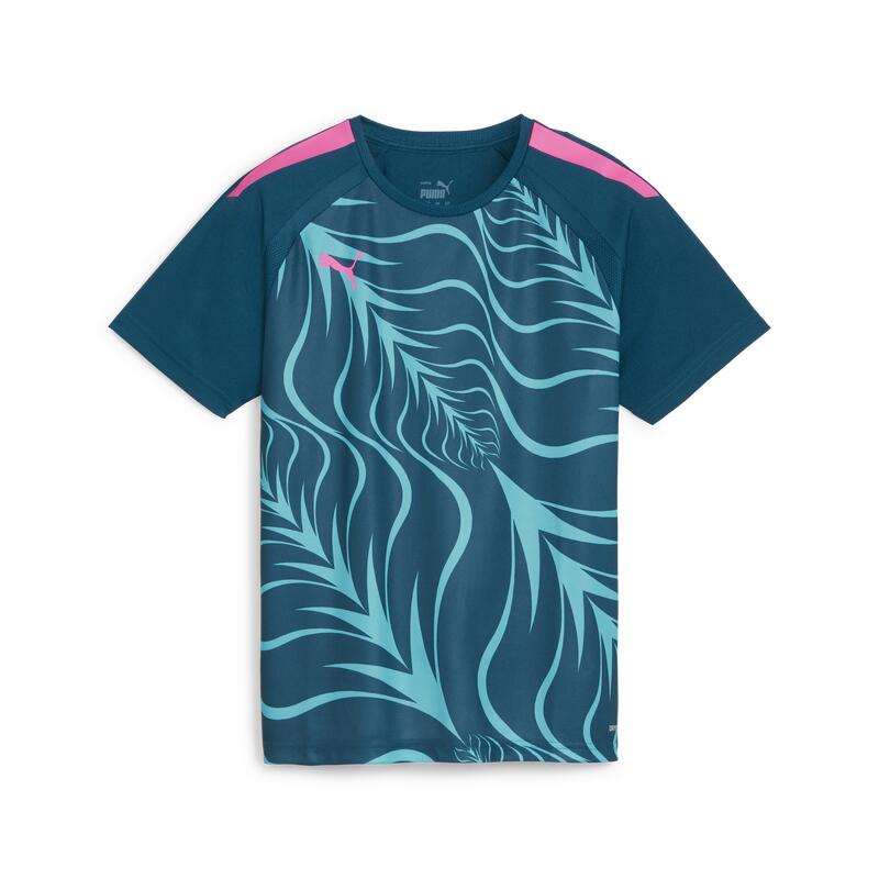 PUMA - Tricou Fotbal PUMA TEAMLIGA GRAPHIC Albastru Copii | Decathlon