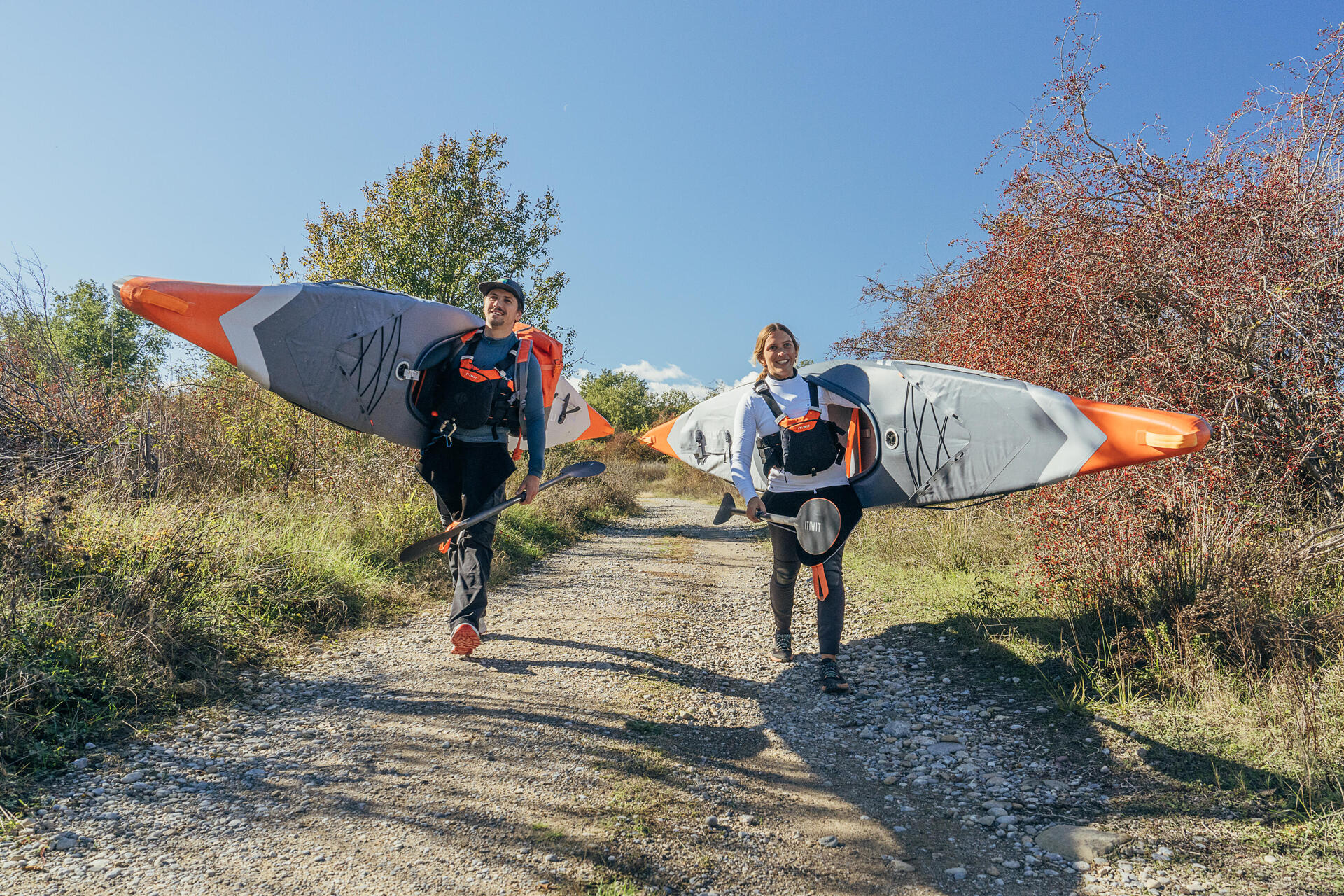 Kajak aufblasbar Hochdruck Drop Stitch 1-Sitzer - X500 Touring | Decathlon