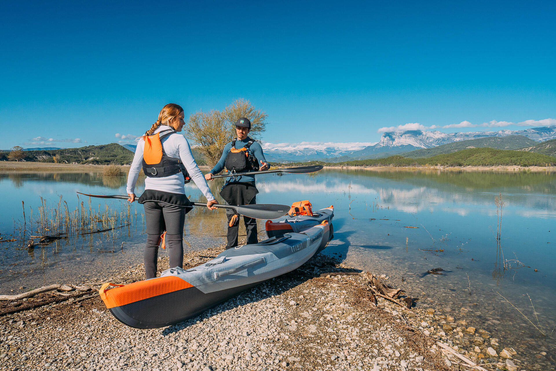 Kajak aufblasbar Hochdruck Drop Stitch 1-Sitzer - X500 Touring | Decathlon