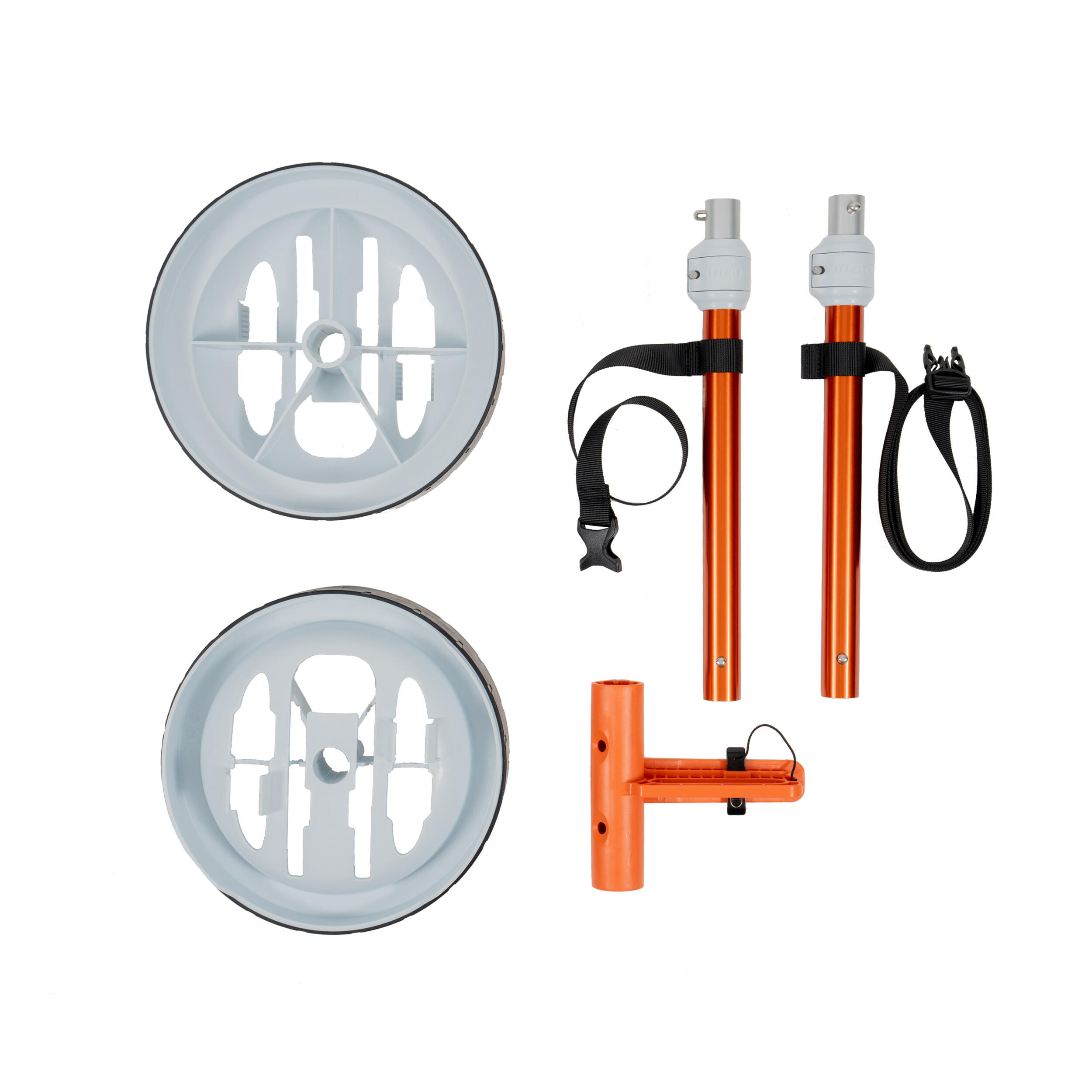 Ultra-compact SUP and Kayak Transport Trolley - Delicate blue, Papaya ...