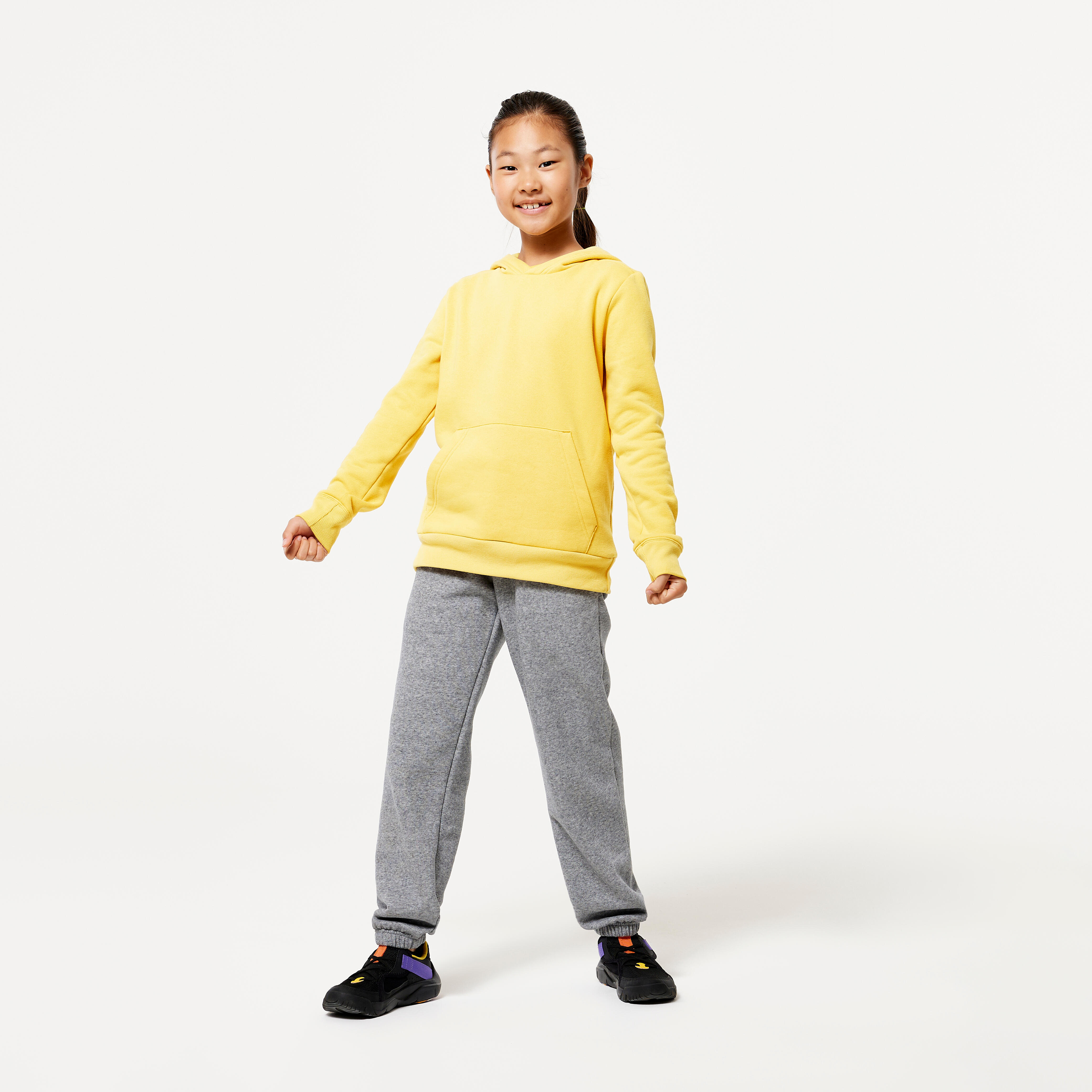 Kids' Sweatpants - 500 - Grey, - - Domyos - Decathlon