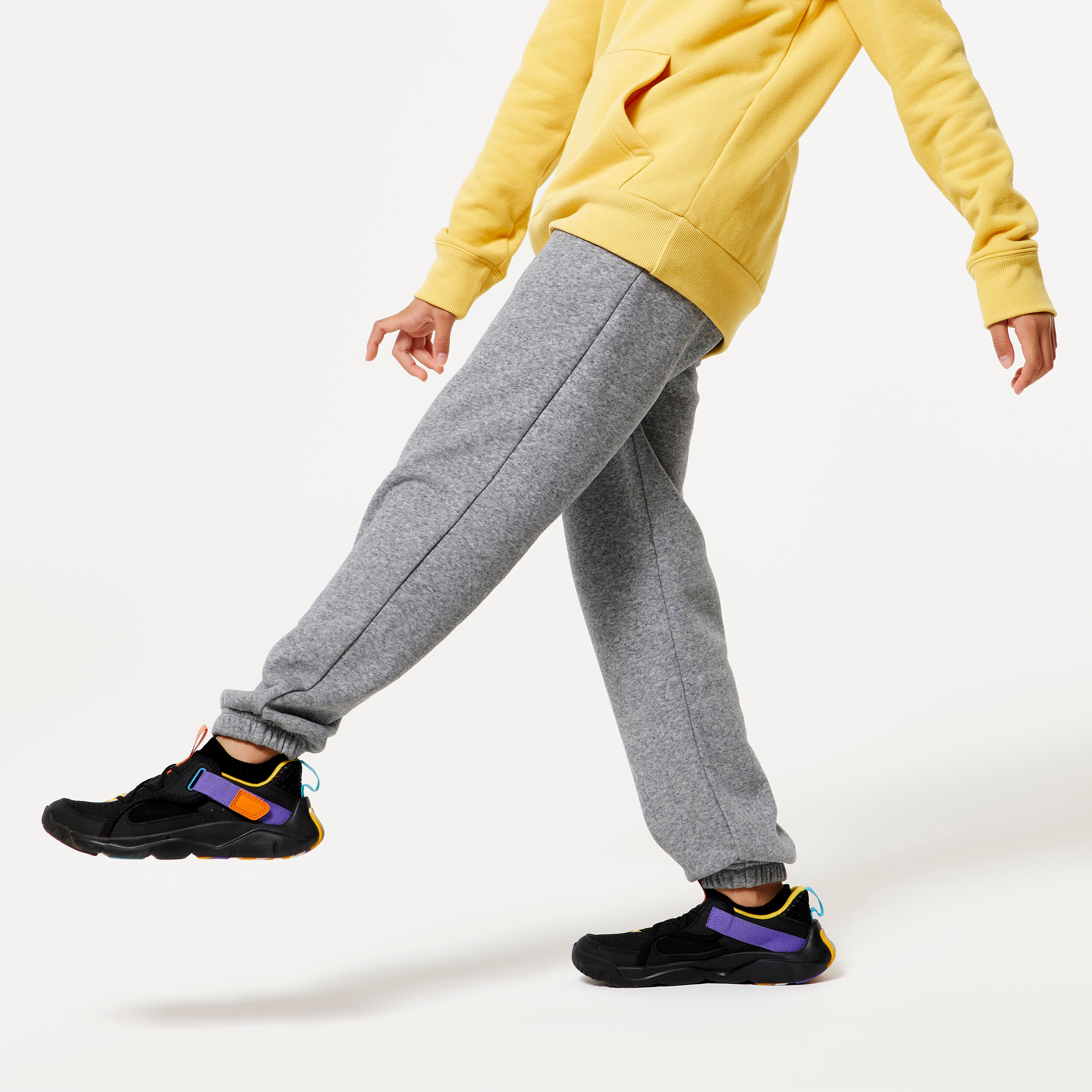 Kids' Sweatpants - 500 - Grey, - - Domyos - Decathlon