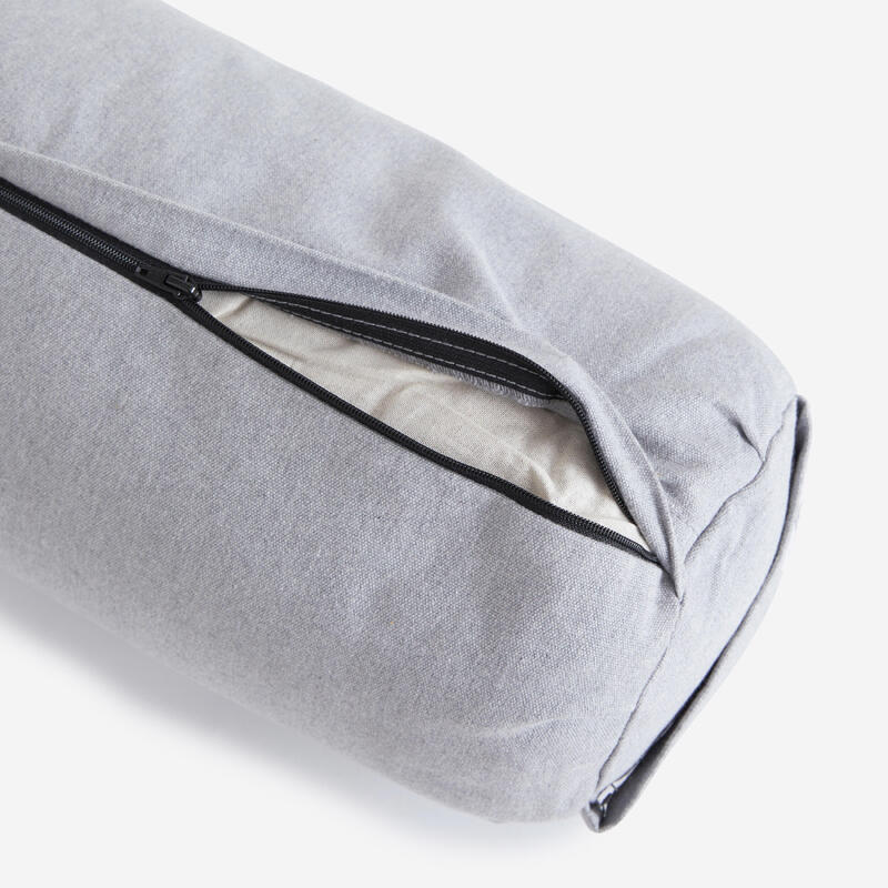 Bolster coussin de yoga, gris DOMYOS | Decathlon