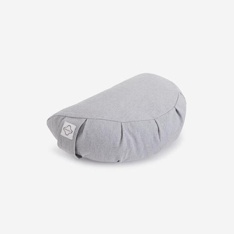Coussin demi-lune de yoga et méditation, gris DOMYOS - Decathlon