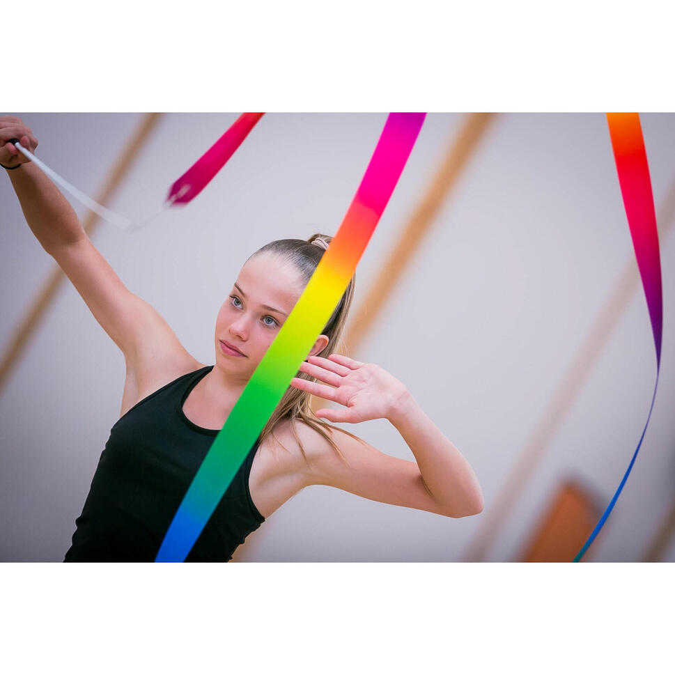 Ruban de Gymnastique Rythmique (GR) de 6 mètres Multicolore DOMYOS ...