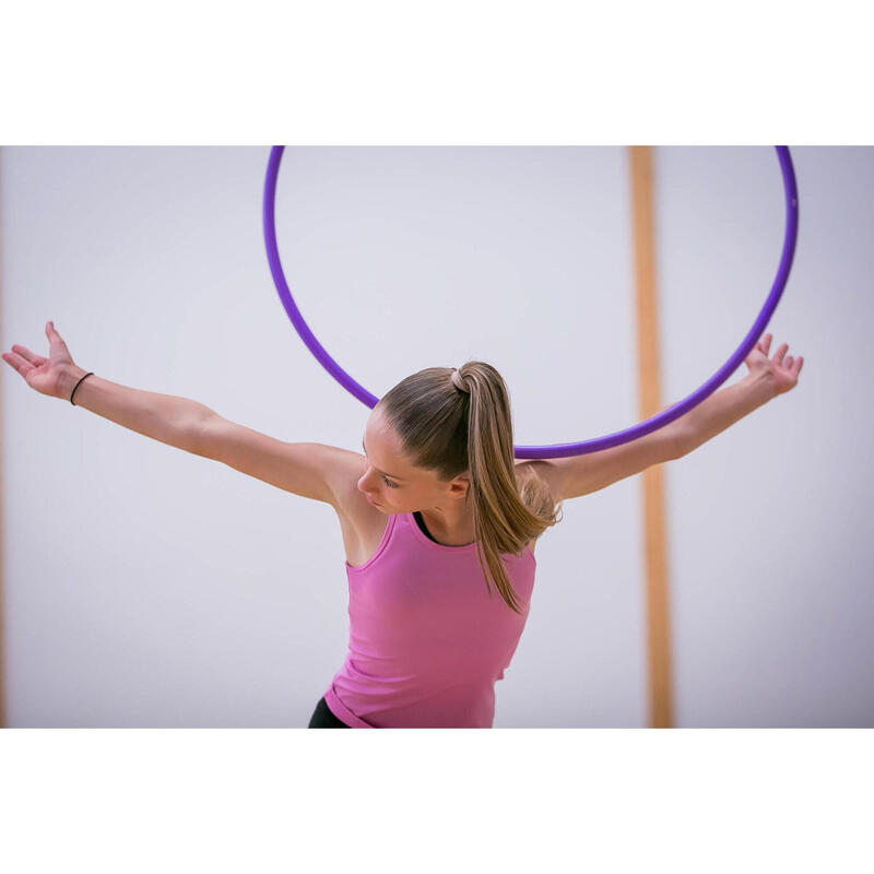 Rhythmic Gymnastics 75 cm Hoop - Pink DOMYOS - Decathlon